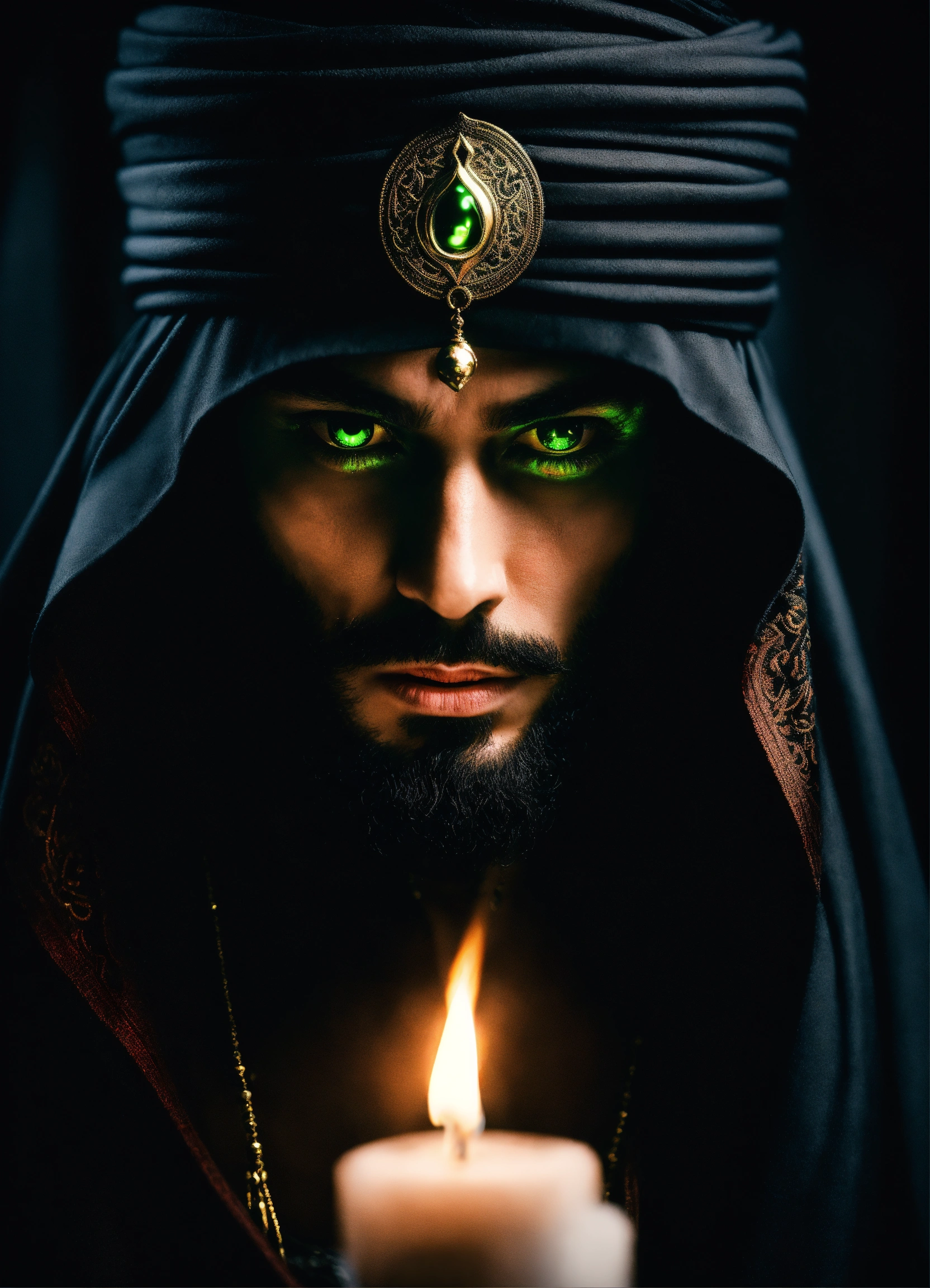 Lexica - Dark, mysterious and dramatic headshot of a young handsome ...