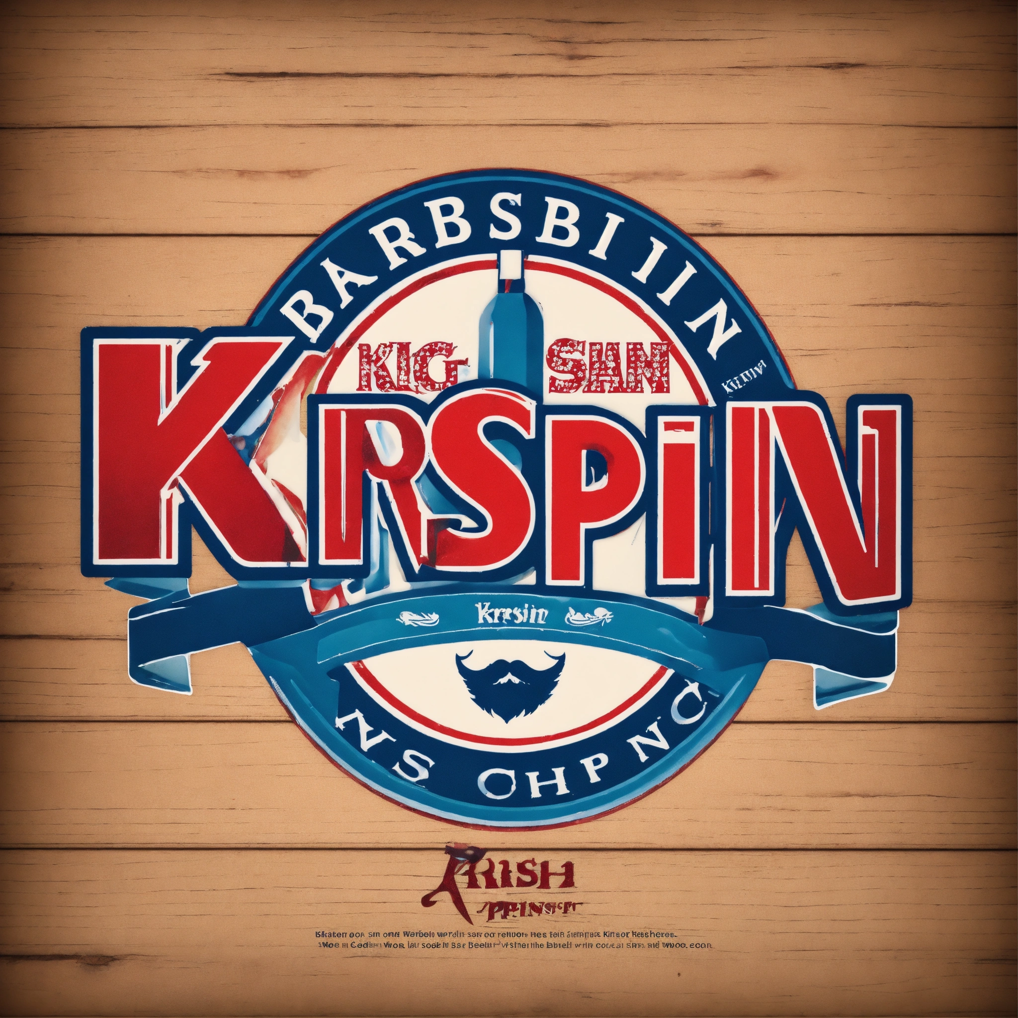 Lexica - Write word "Krispin" "Krispin" "Krispin" as a logo, headline ...