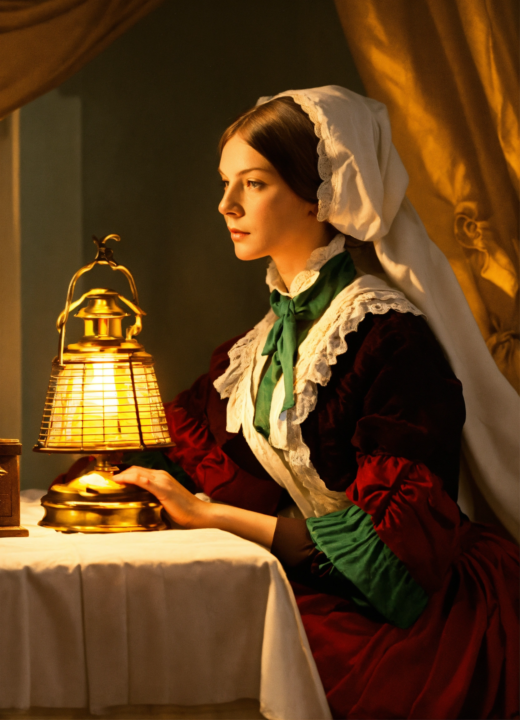 Lexica - Florence nightingale, lady with the lamp