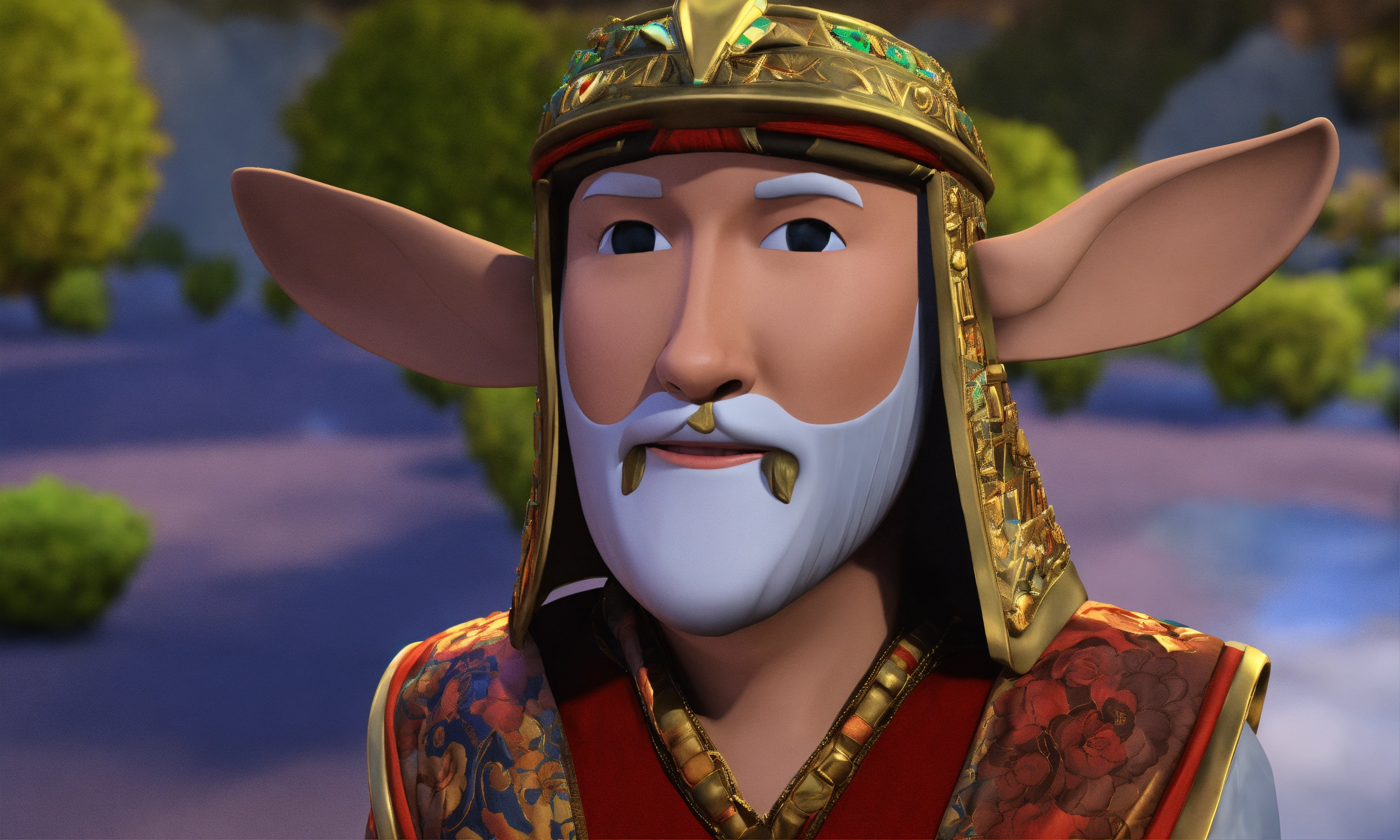 Lexica - Kind man, 500ad, man cartoon 3d