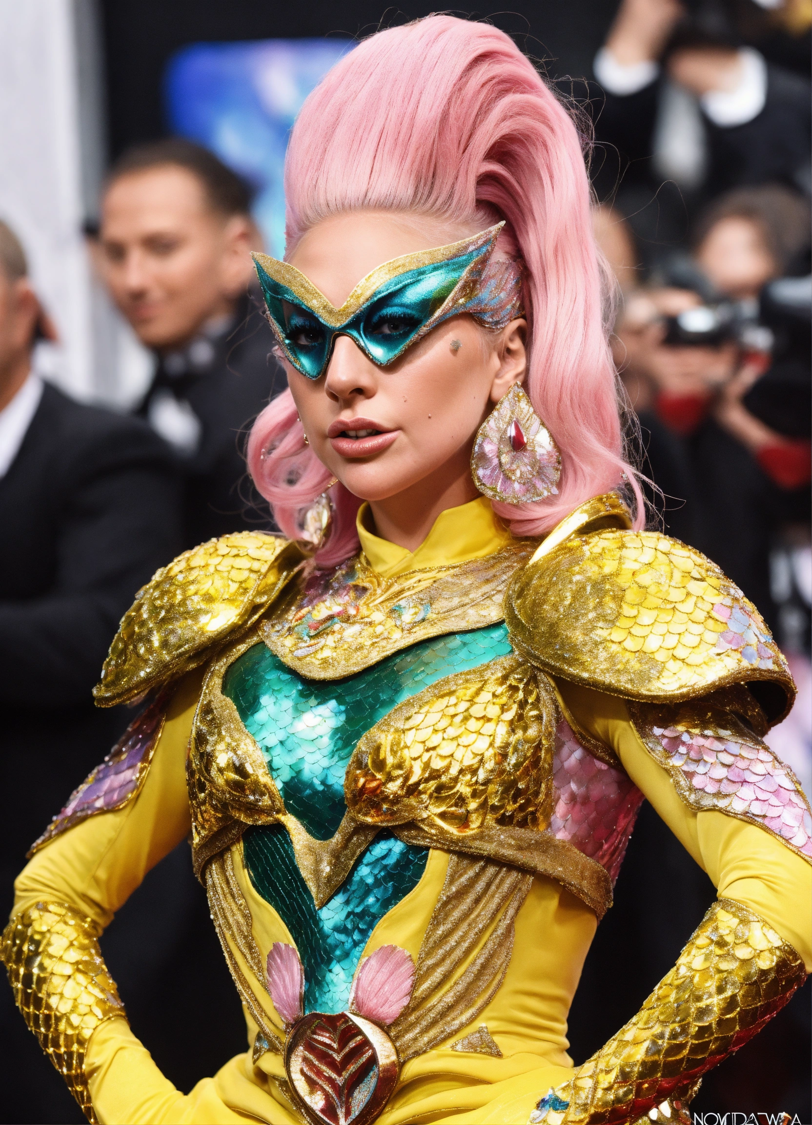 Lexica - Lady Gaga mermaid power ranger