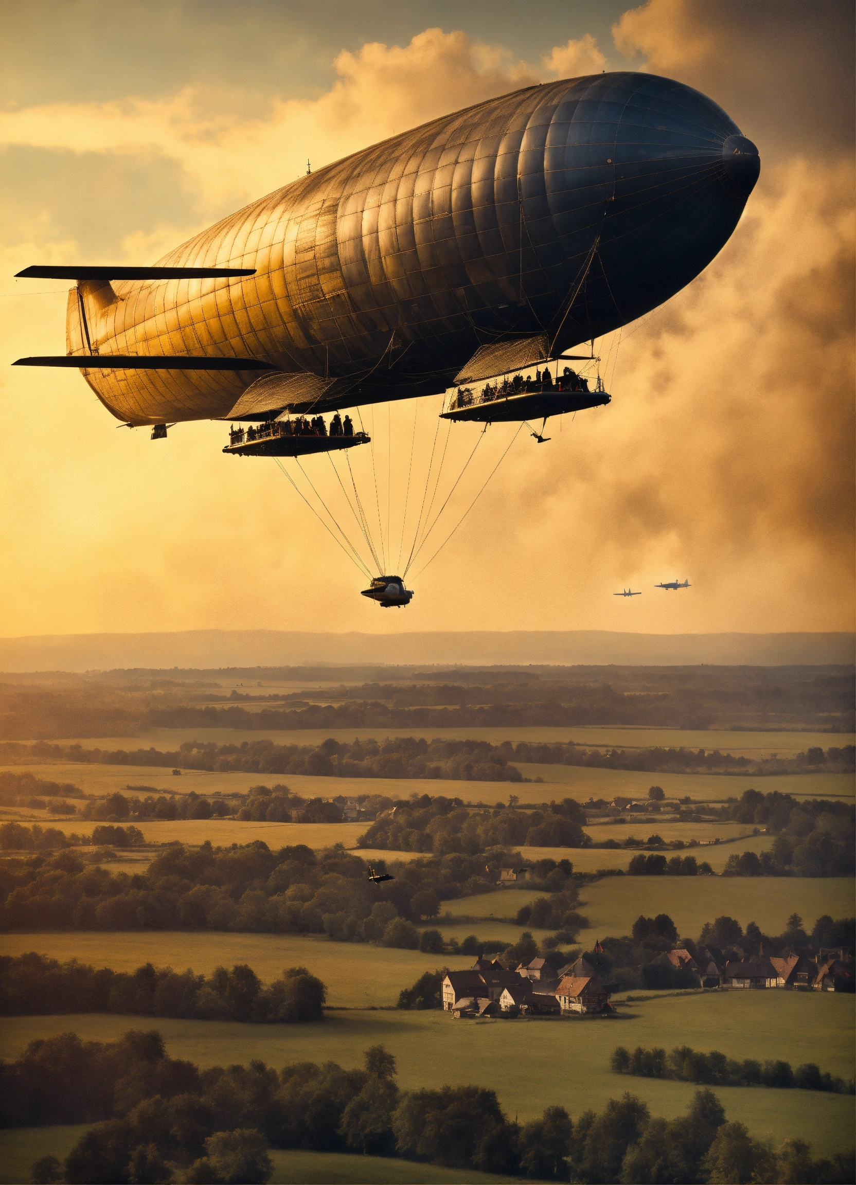 Lexica - German flying an airship plane from ww1. you should be able to ...