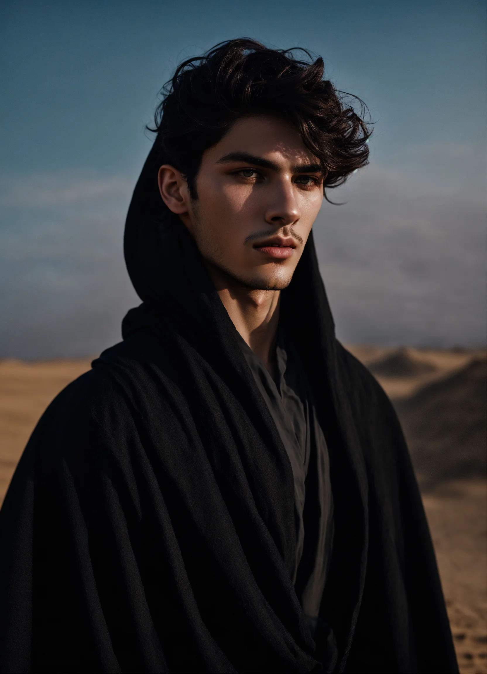 Lexica - Close-up fantasy-inspired portrait of haute couture hauntingly ...