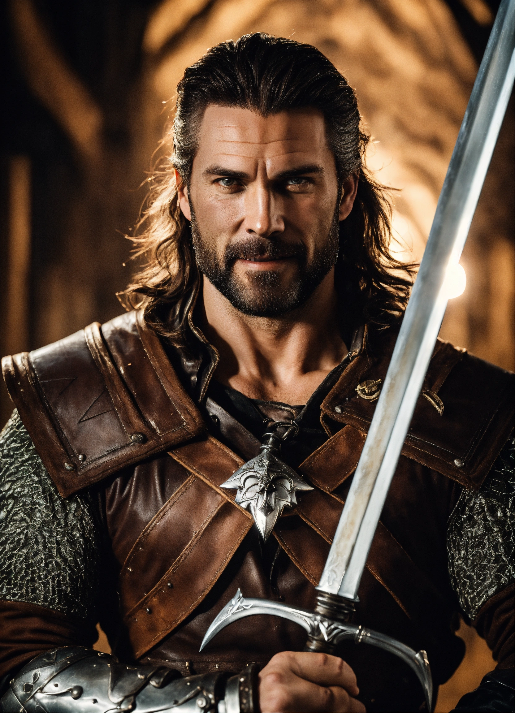 Lexica - Muscular and medium build, brown haired 38 year old male ...