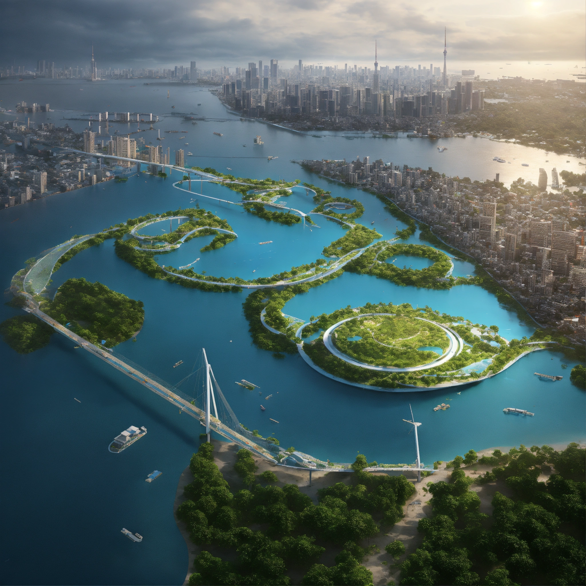 Lexica - Imagine a vision of future Tokyo in 2050 with networks of ...