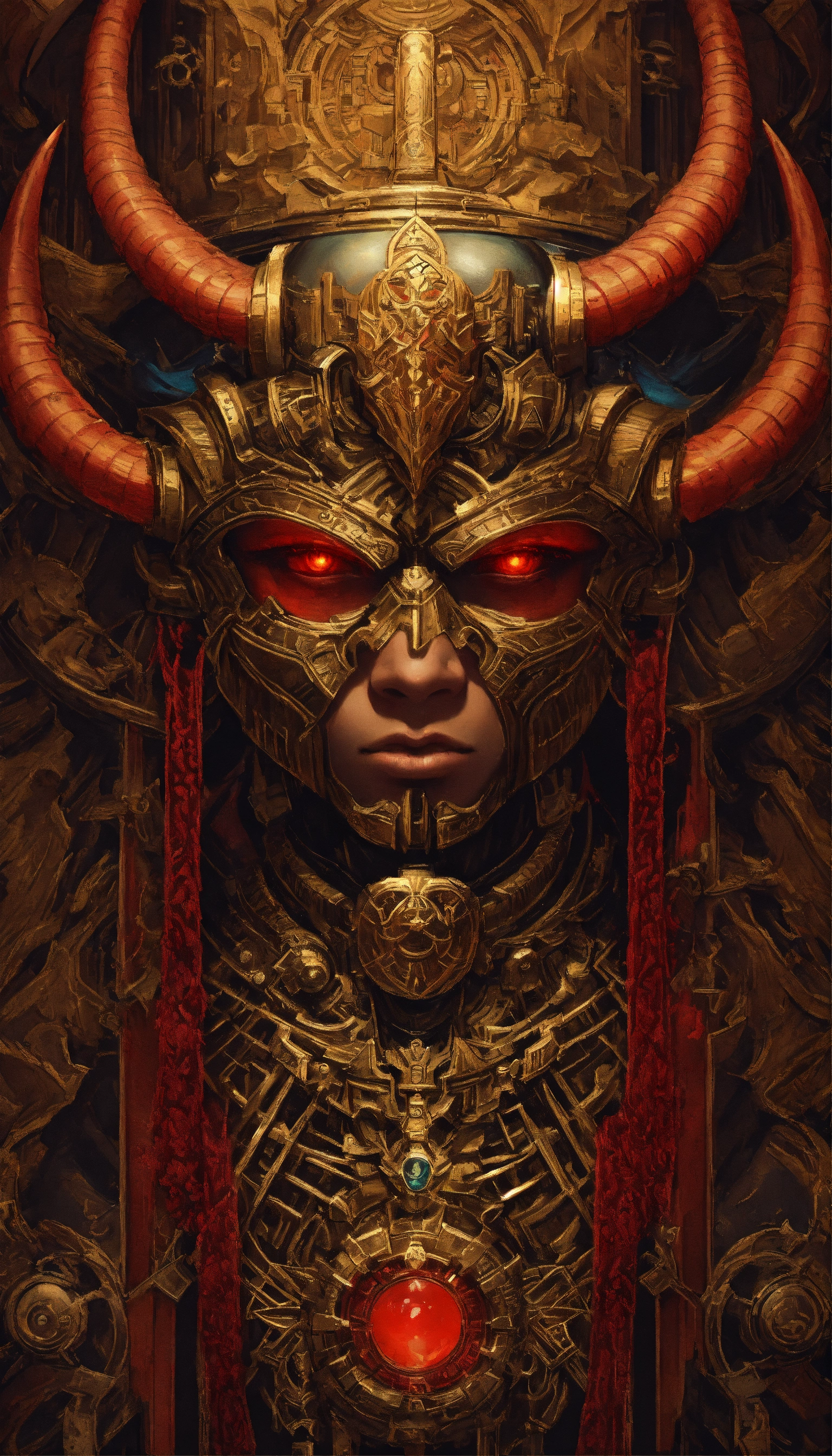 Lexica - A close up of a cyclops wearing an amulet, symmetrical epic ...