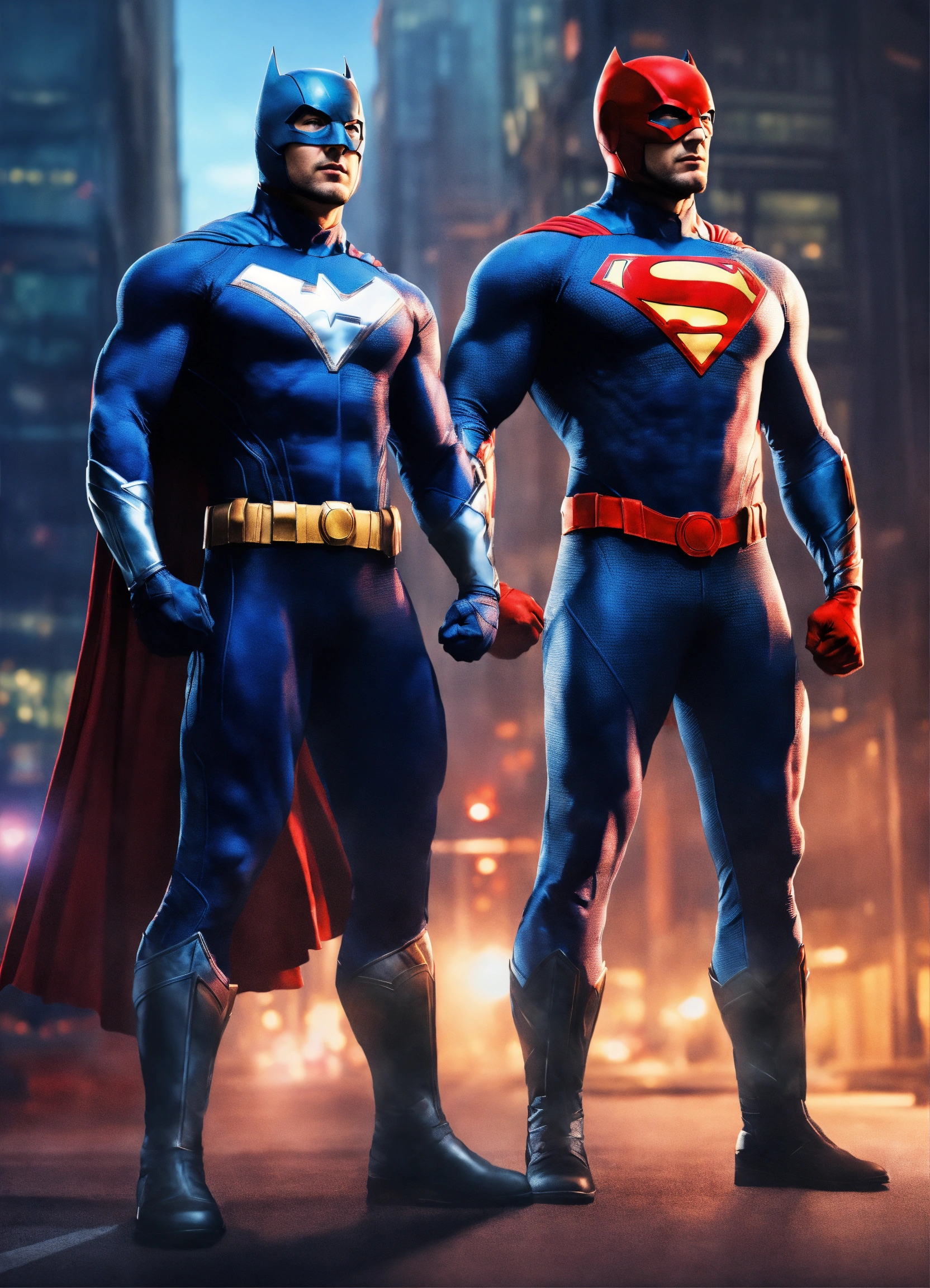 Lexica - Superhero style, two superheroes, superhero, two superheroes ...