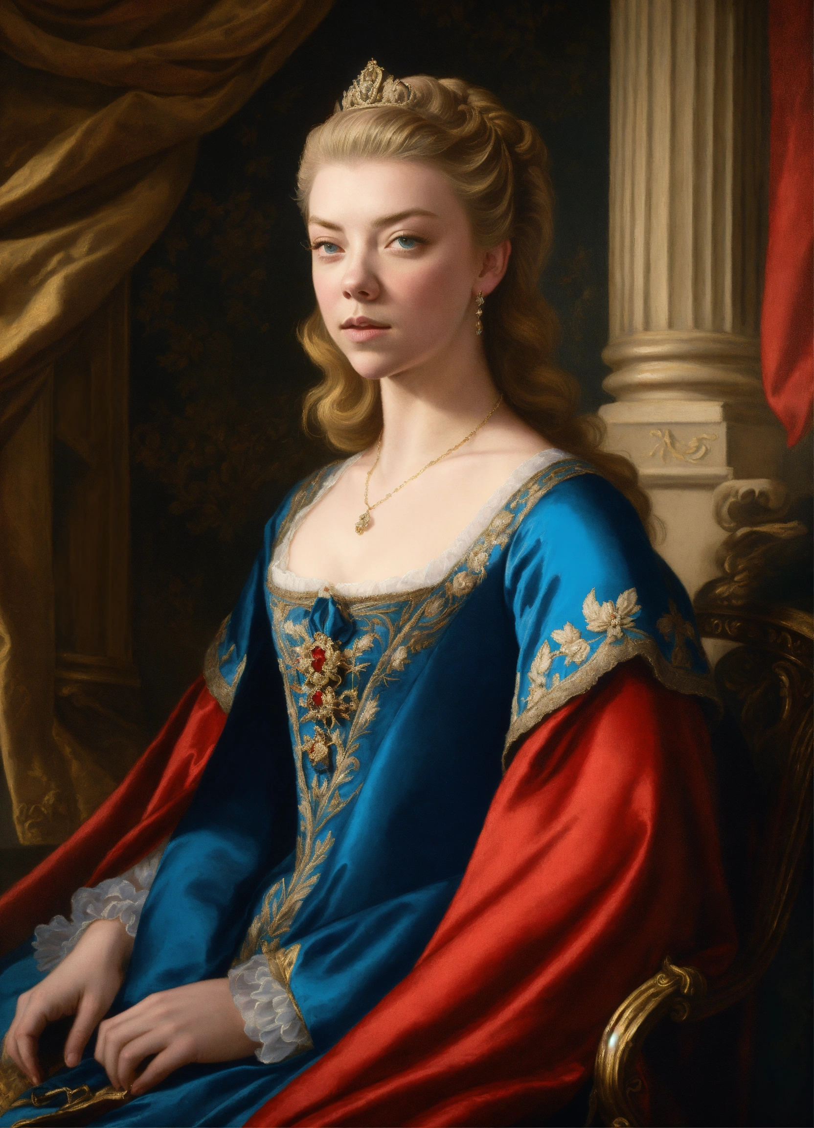 Lexica - An 18th century painting of Natalie Dormer as a young European ...