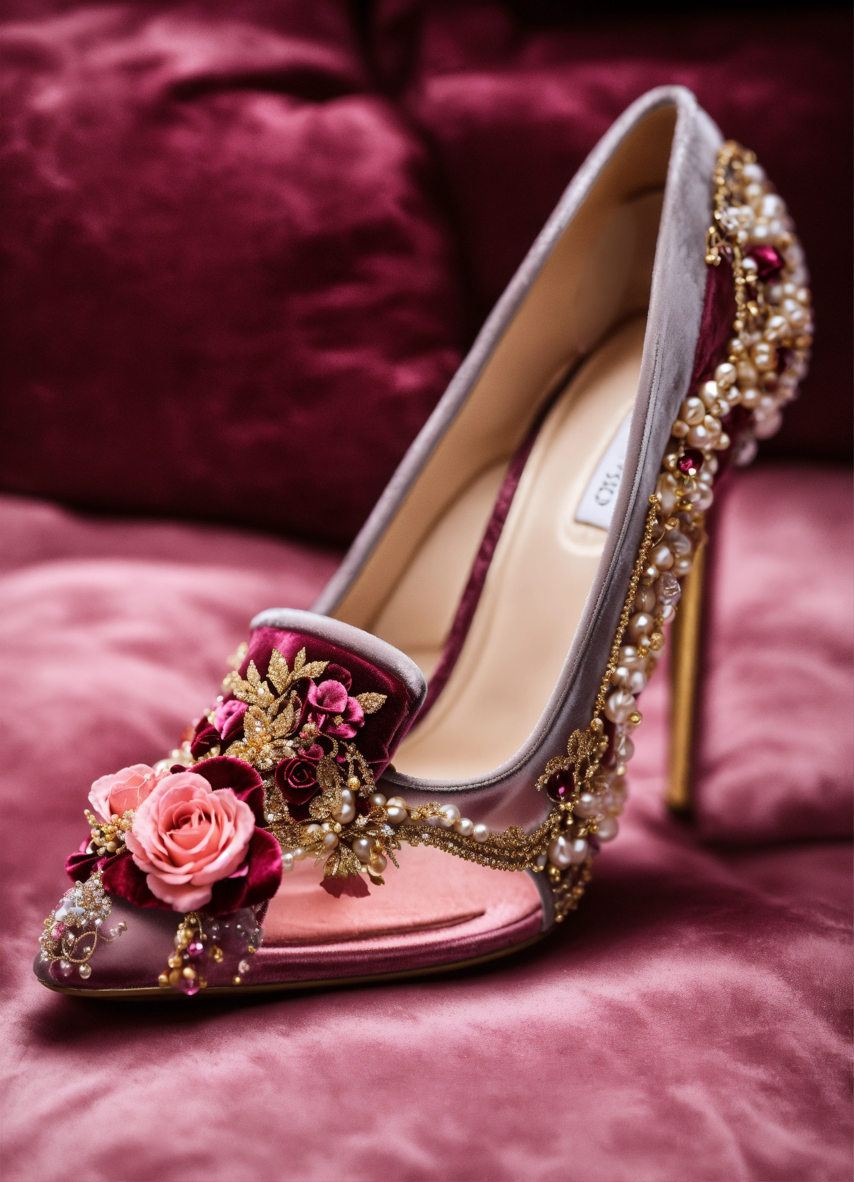 Lexica - Flora, beautiful fabulous elegant crystal transparent slipper ...