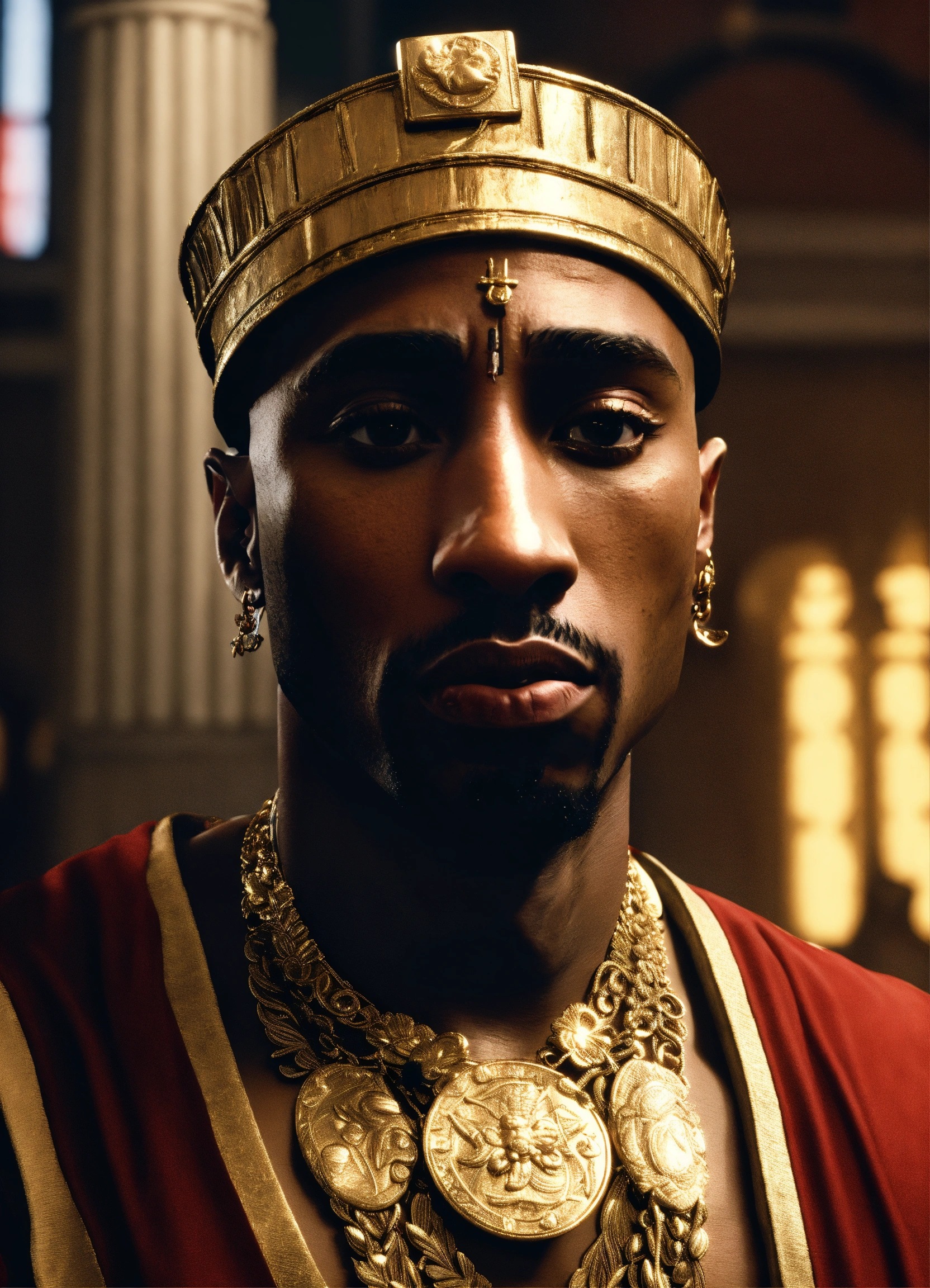 Lexica - Tupac Shakur as Julius Caesar 8k unreal engine render ...