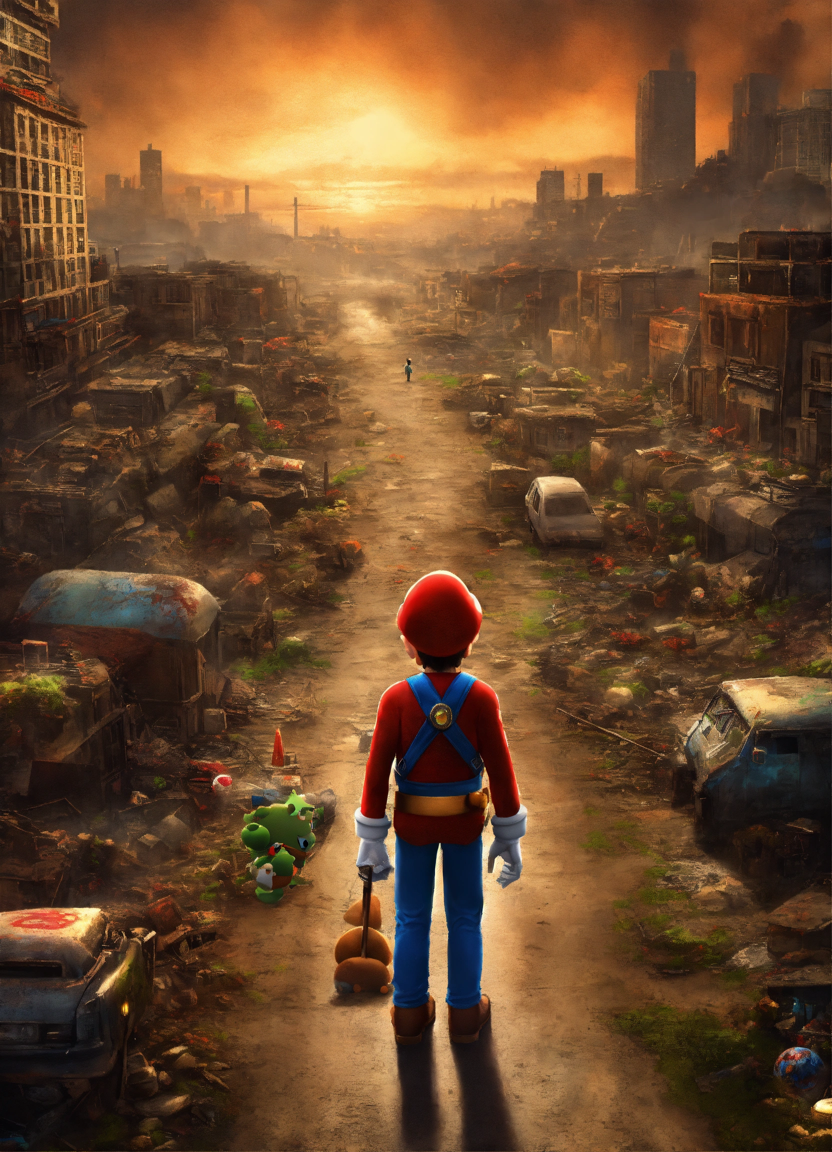 Lexica - Super Mario Bros, zombie, earth as a post-apocalyptic paradise ...