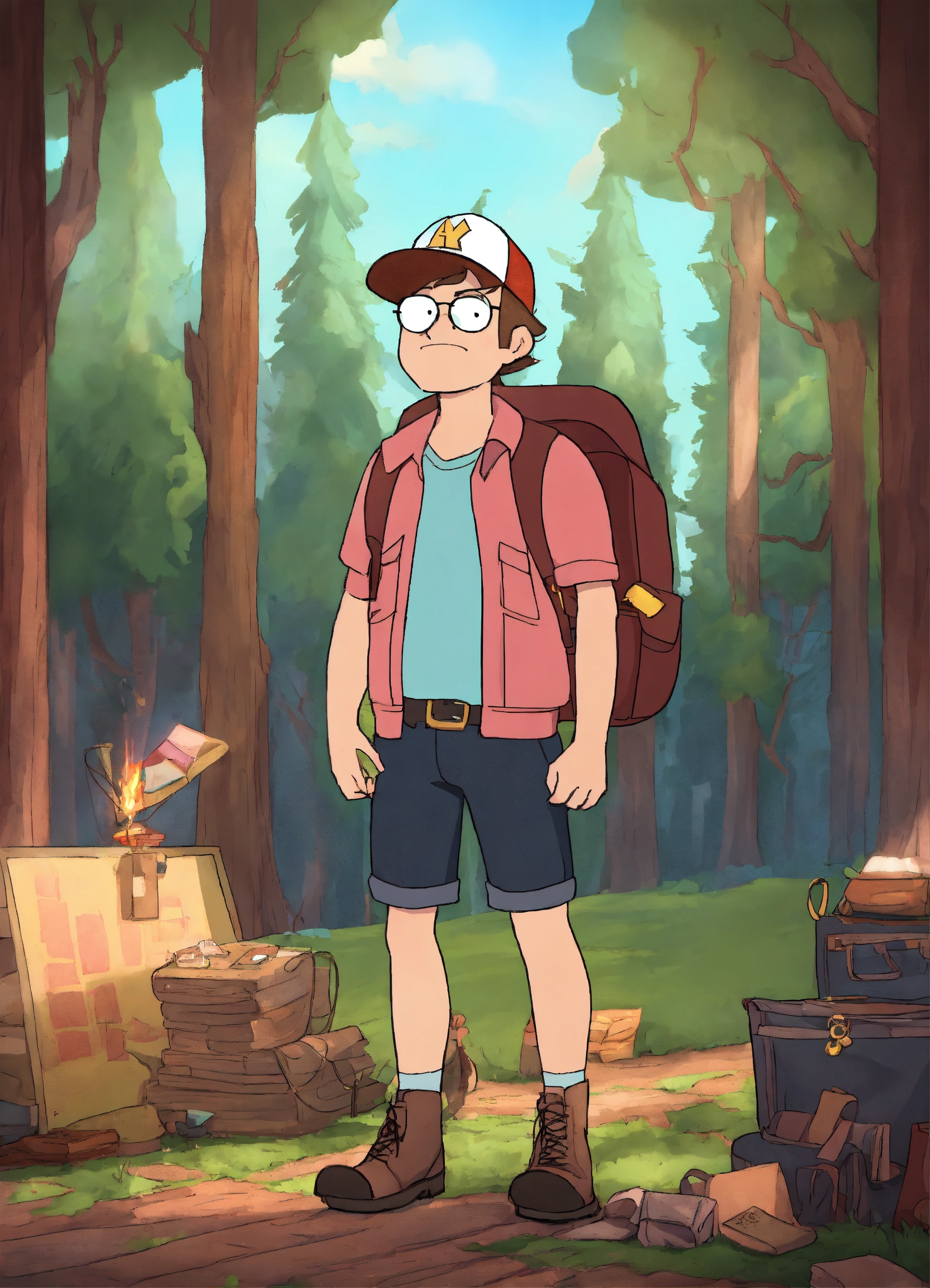 Lexica - Man , style Gravity Falls