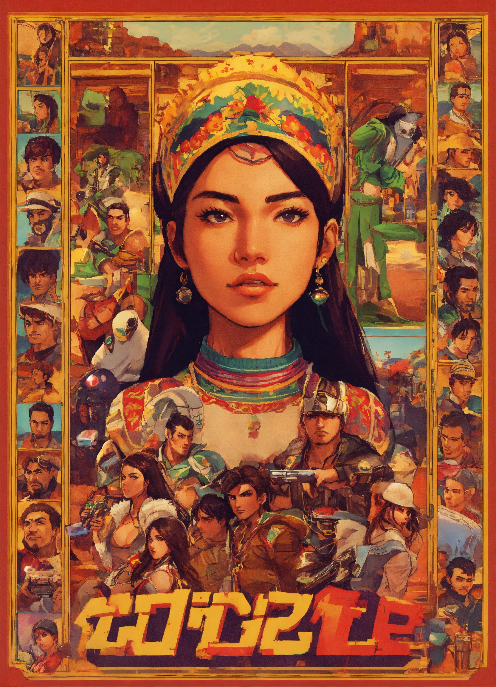 Lexica - 16bit mexican and hispanic and asian characters with video ...