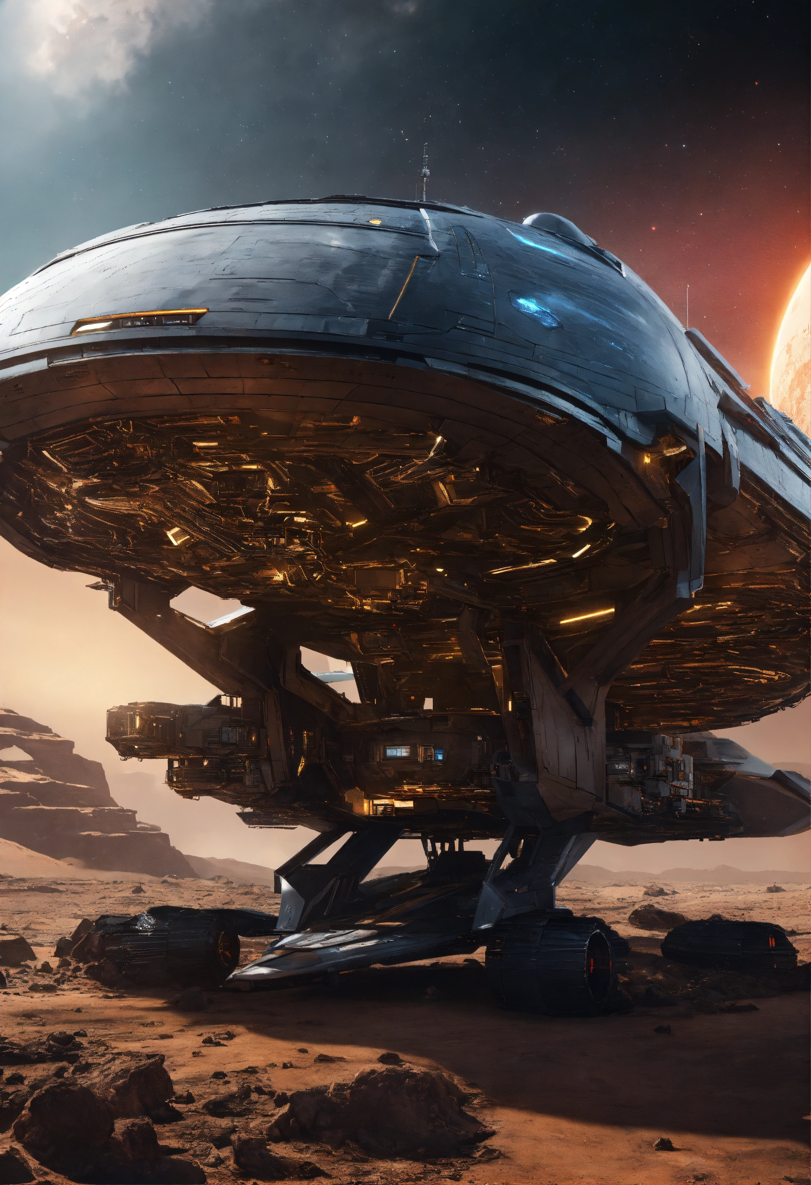 Lexica - Ultra futuristic design starship Designed by 8k resolution ...