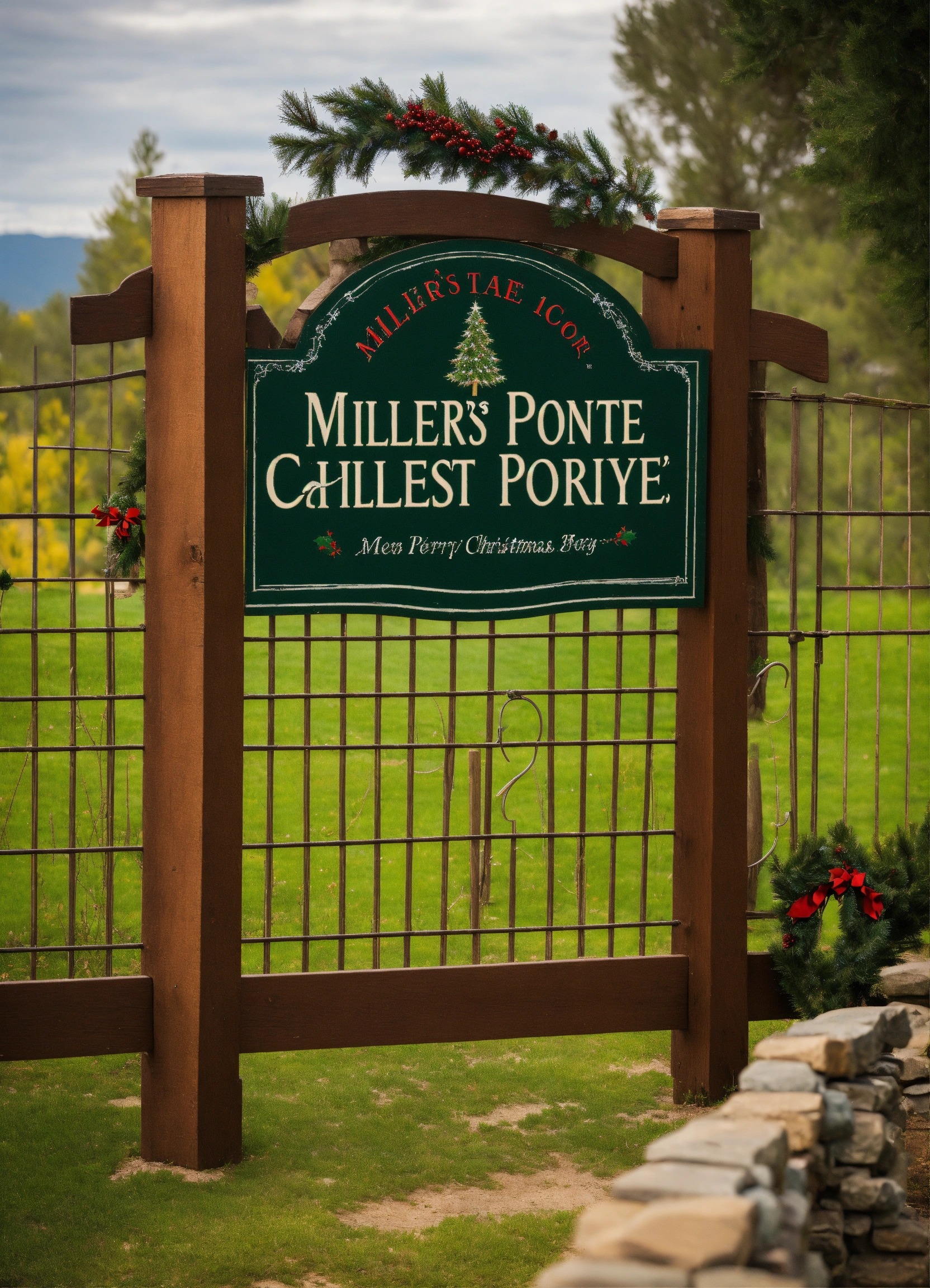 Lexica - A nice ranch sign that says Miller’s Pointe, gated property ...
