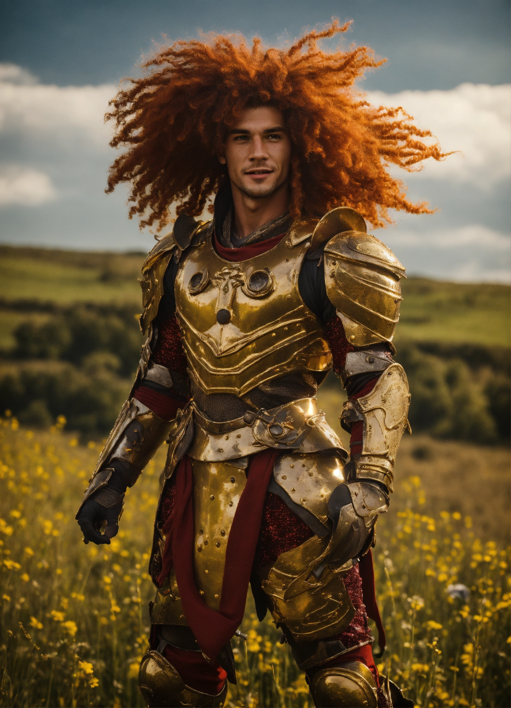 Lexica - Handsome human-looking alien male. With spotted red skin ...