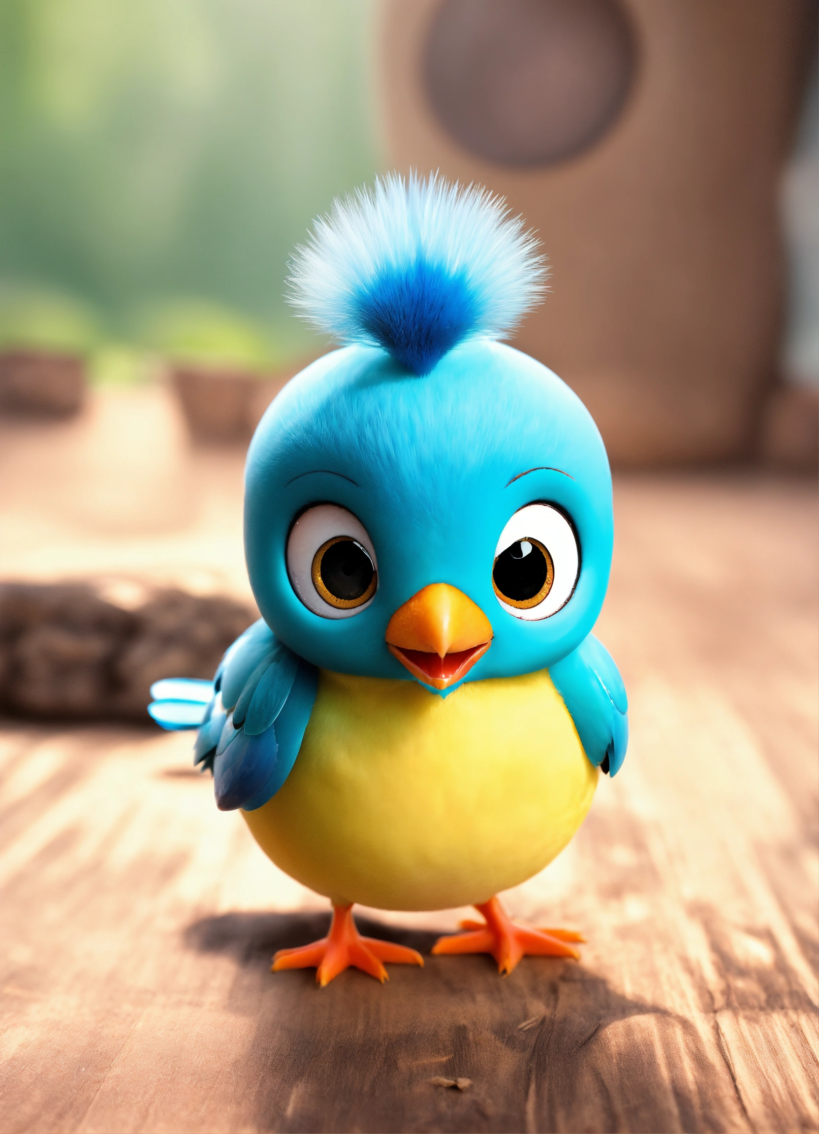 Lexica - Create a cute and cute baby bird with cute eyes, looking in ...