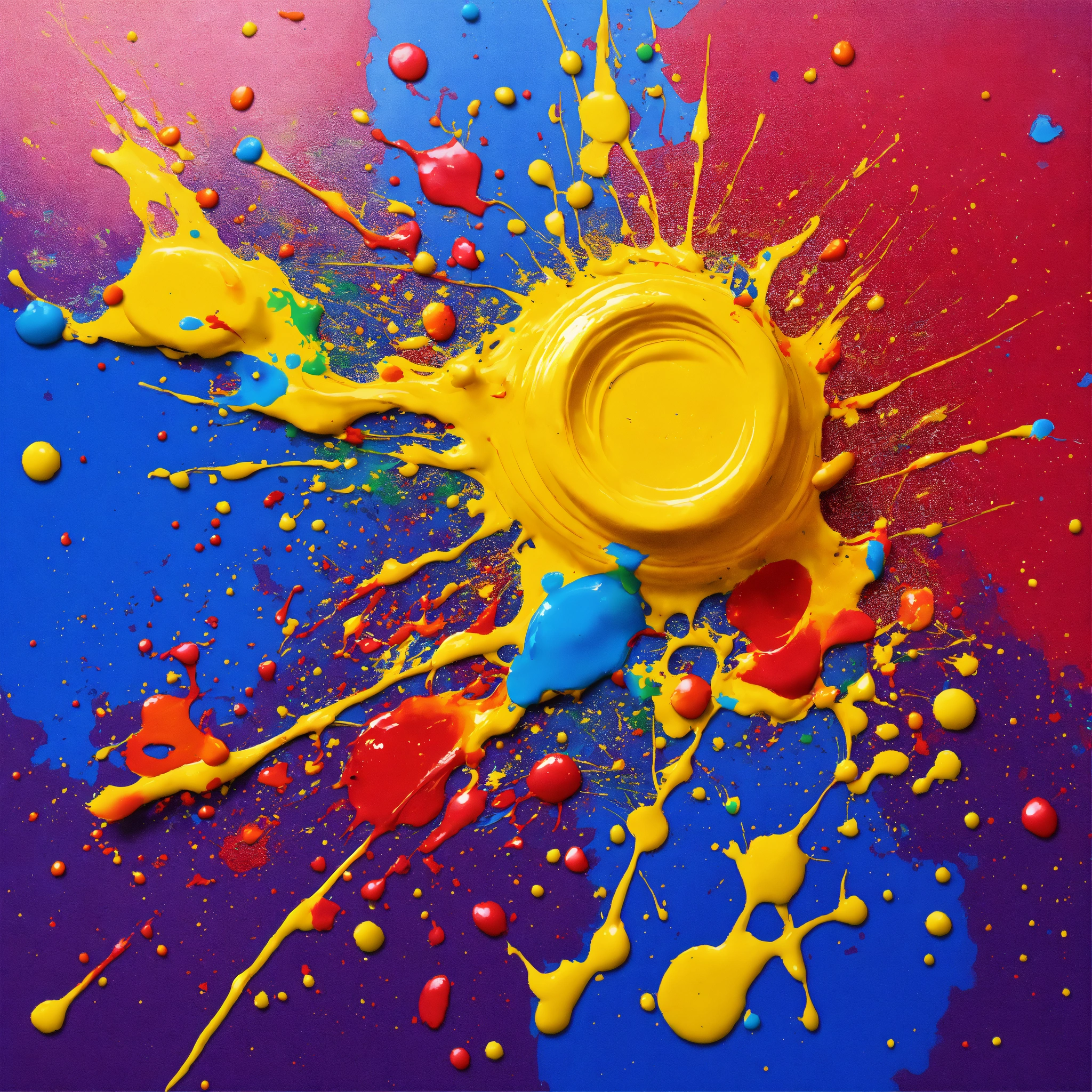 Lexica - Paint splatter art