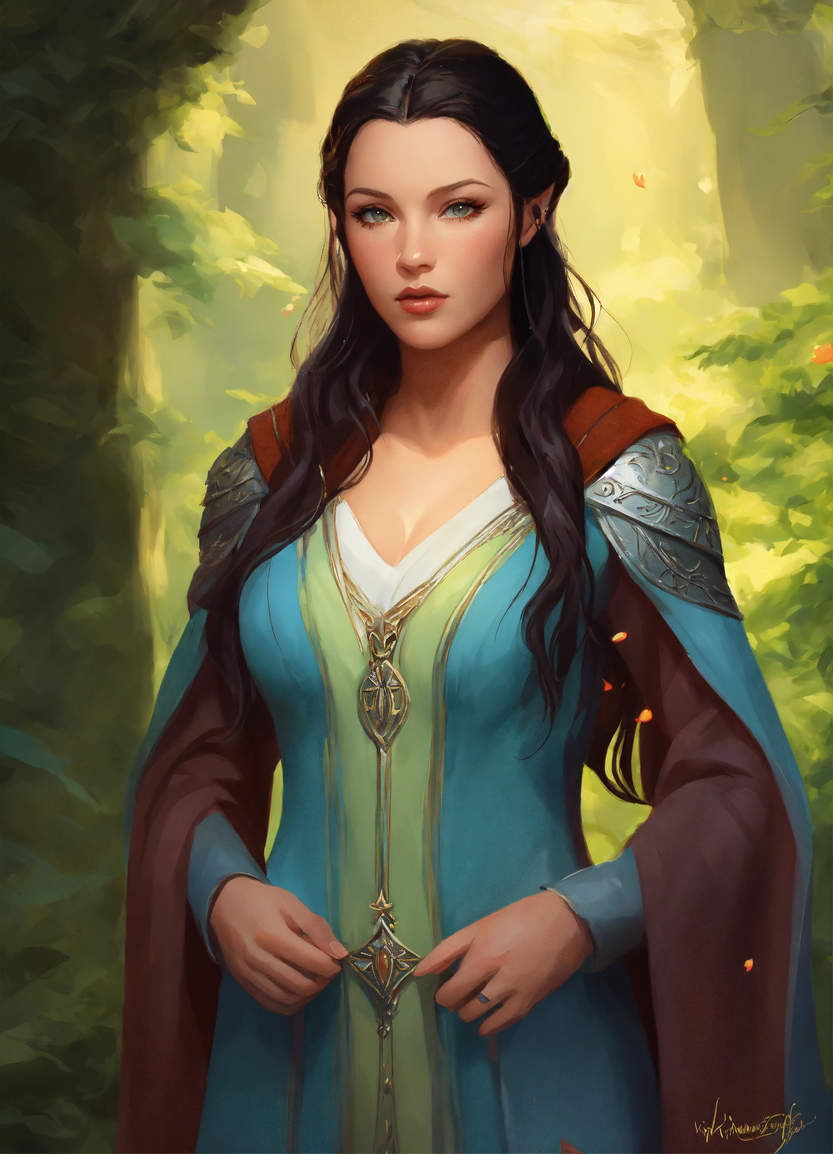 Lexica - Arwen from the lord of the rings, standing up, volumetric ...