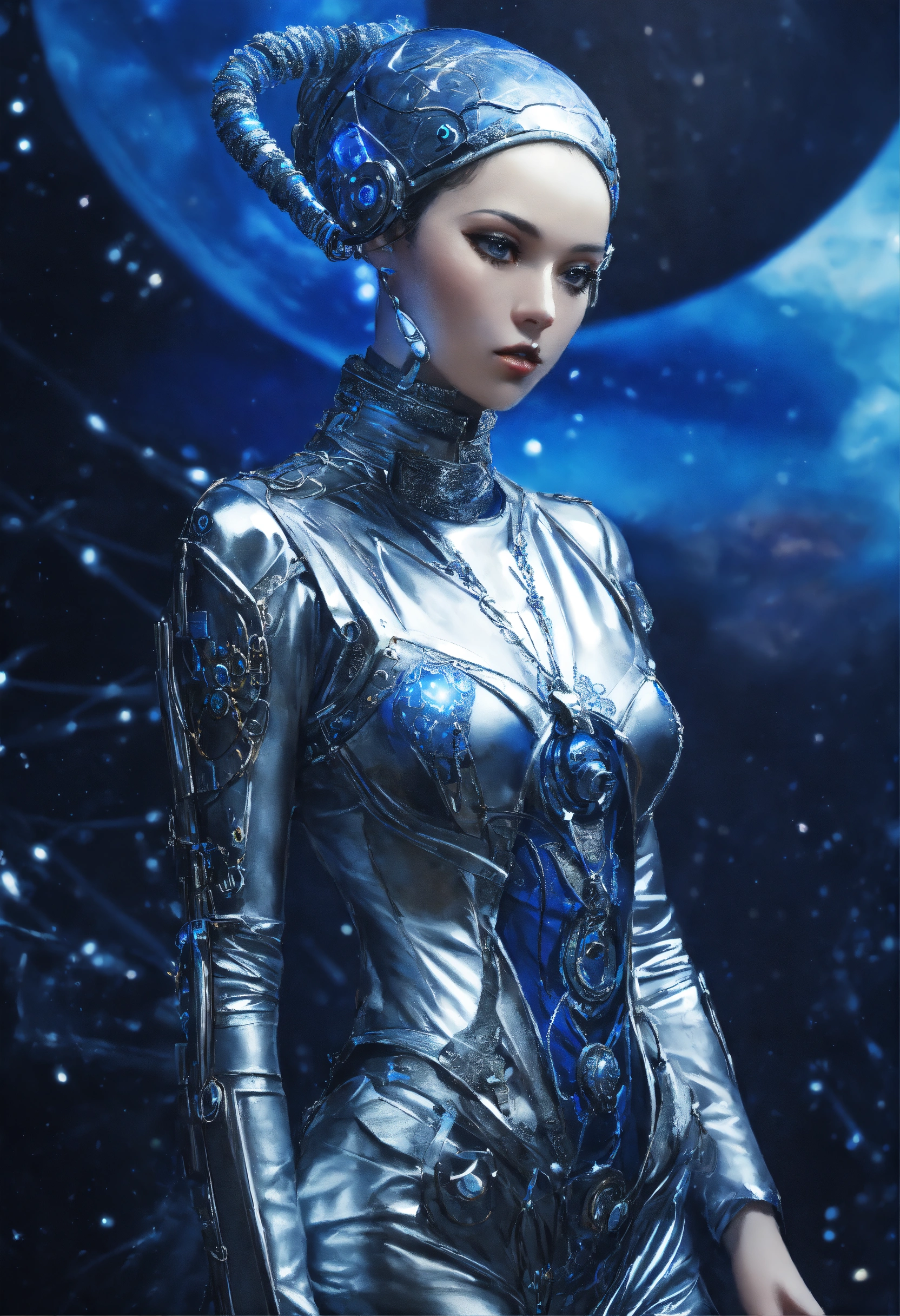 Lexica - Ethereal minimalist Alien race cybergoth fashion photography ...