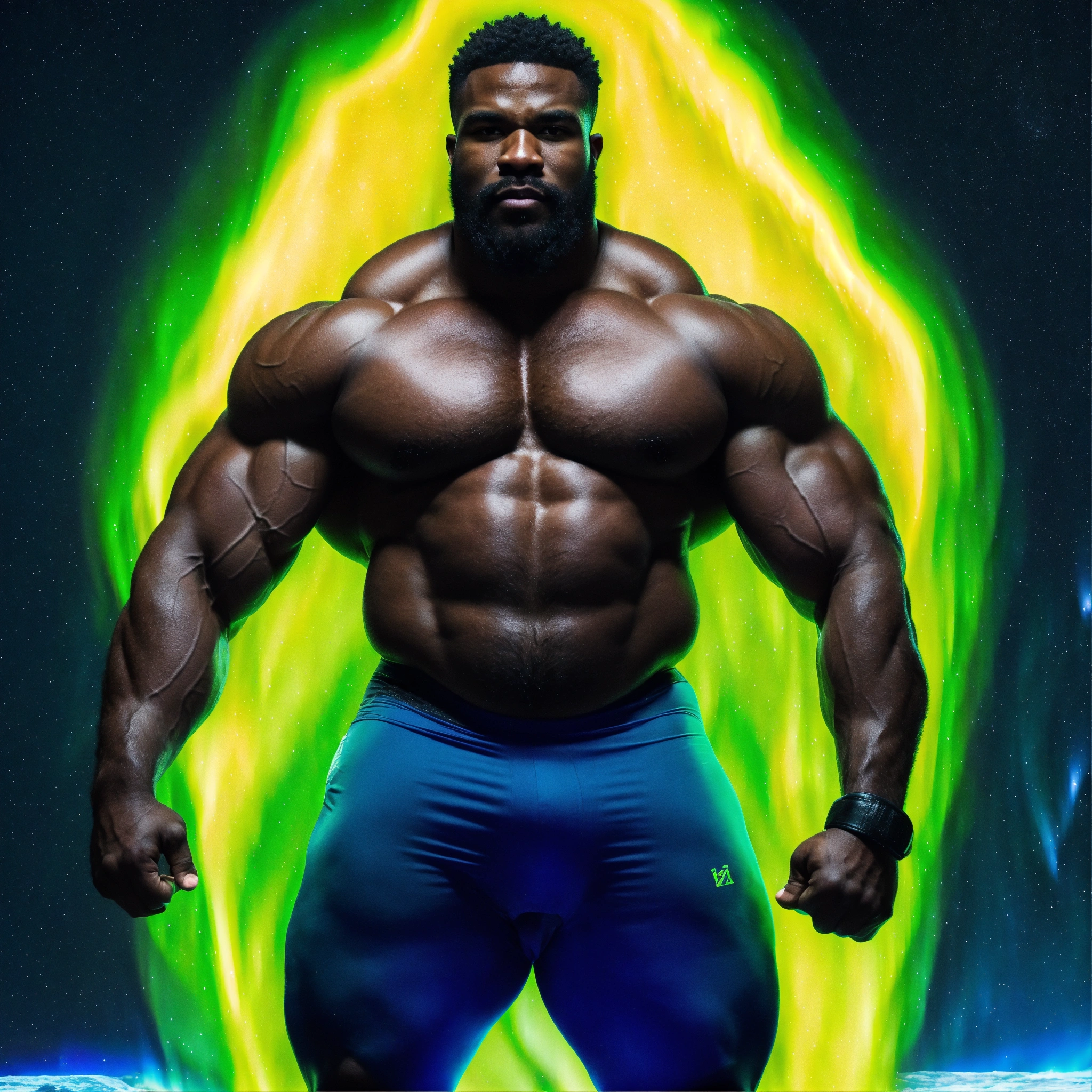 Lexica 30 Year Old Hairy Black Man With Big Muscles Big Bodybuilder