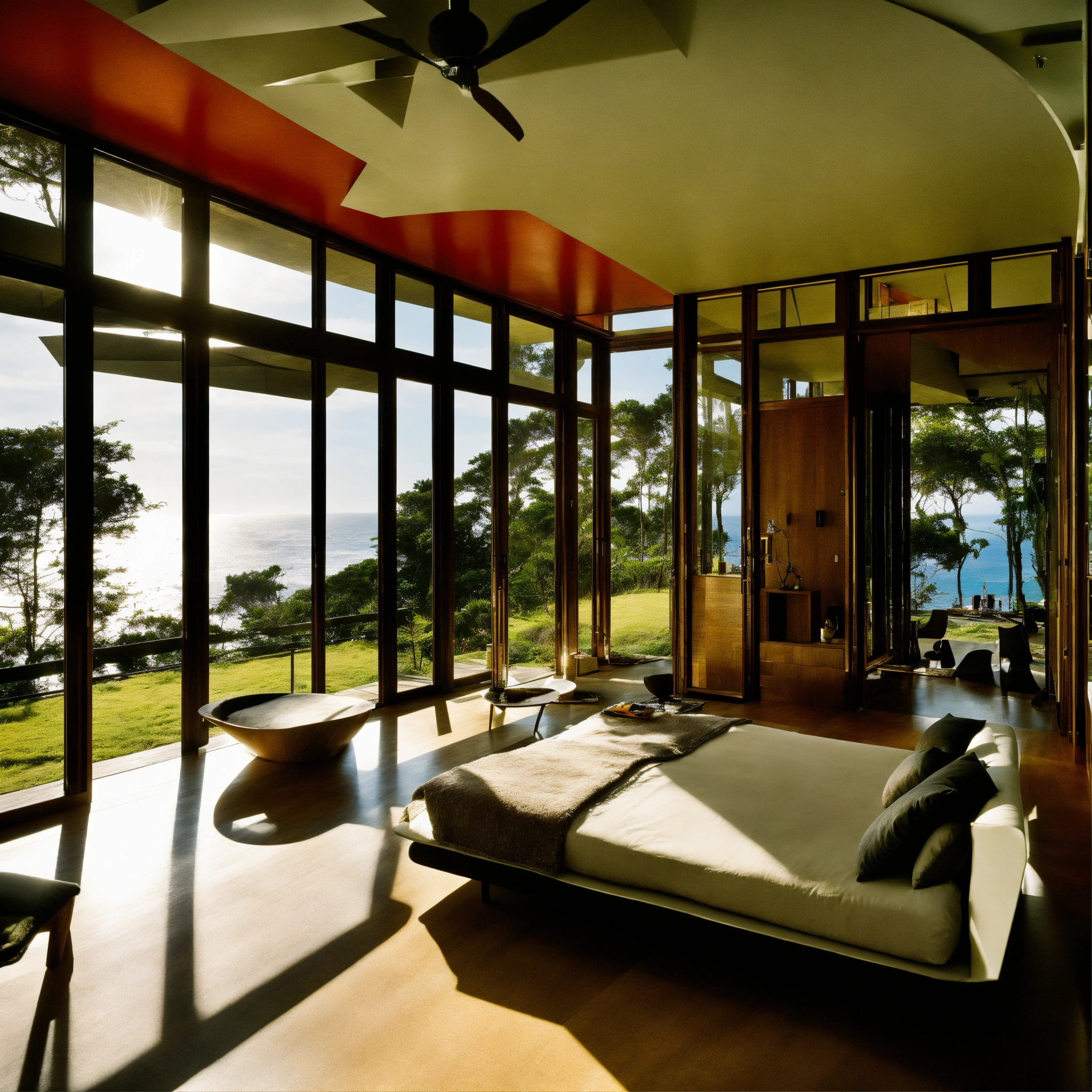 Lexica - LE COBUSIER LUXURY INTERIOR PENTH HOUSE AT FOREST by the ocean ...