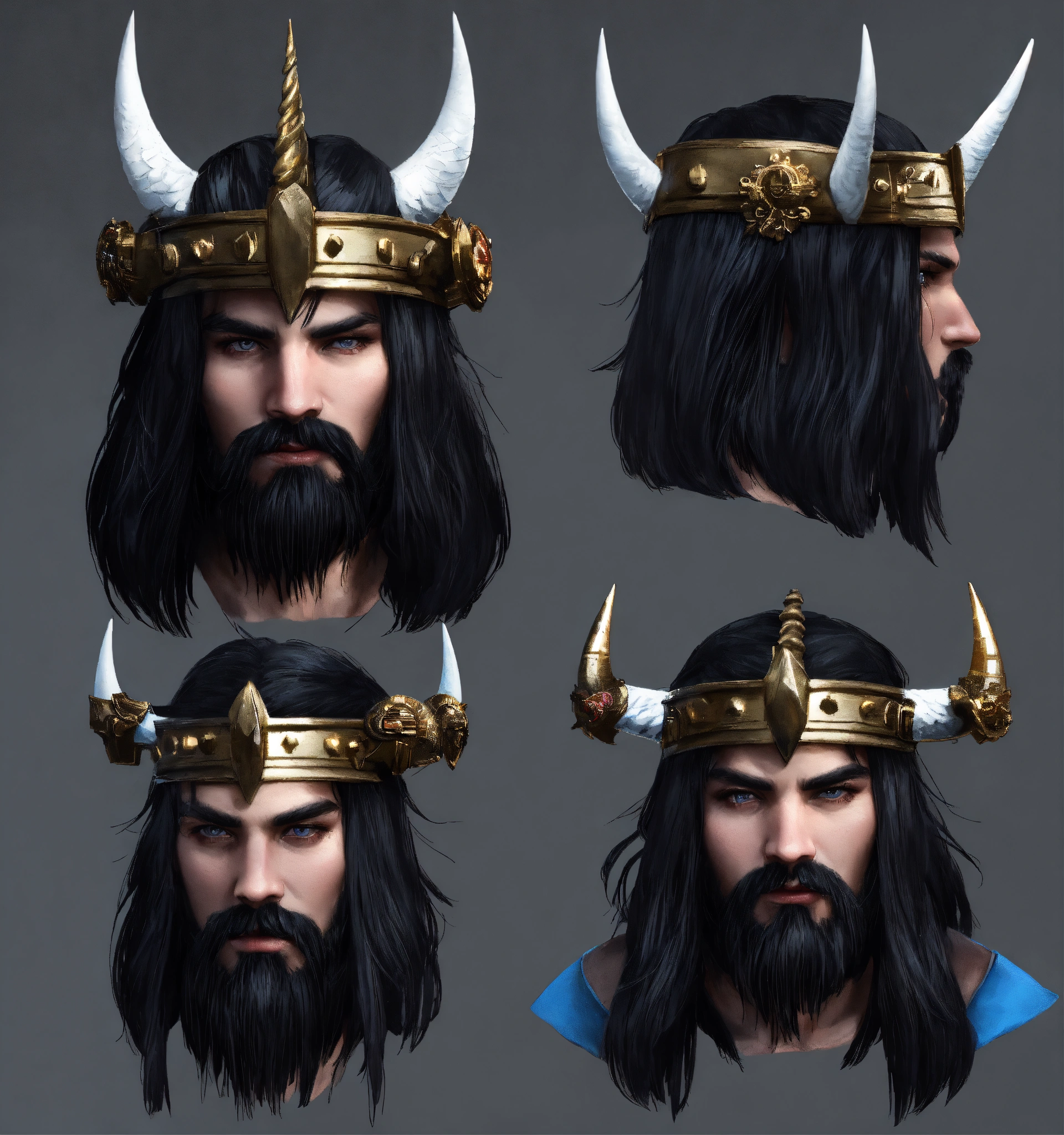 Lexica - Game character cartoonish realistic emo metal quadrate head ...