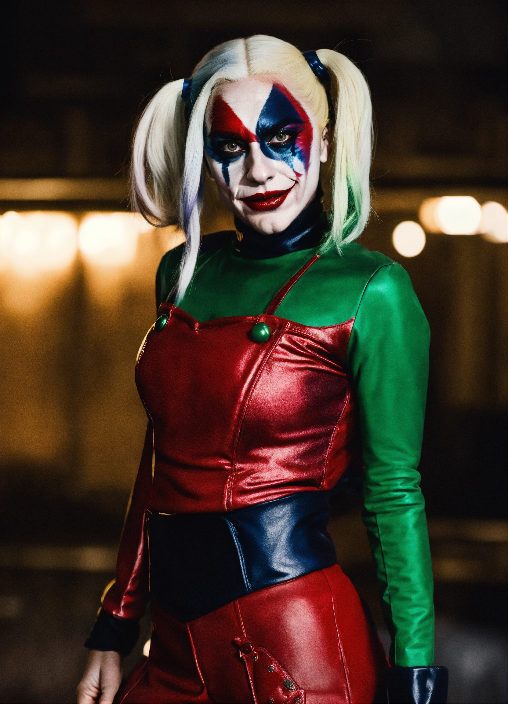 Lexica - Lady Gaga Harley Quinn fight with joaquin phoenix joker