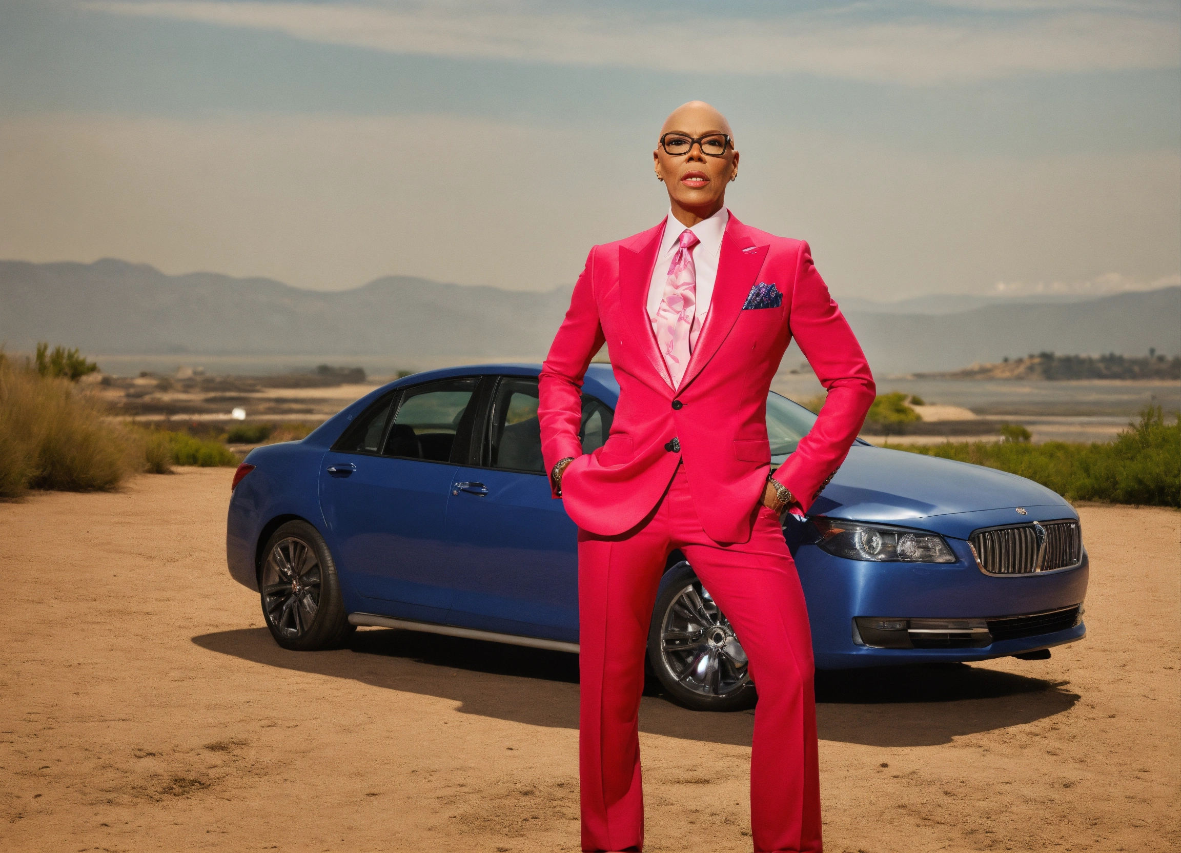 Lexica - RuPaul with too many limbs