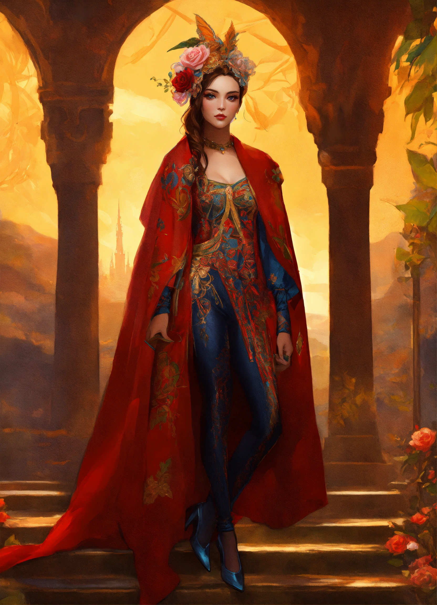 Lexica - Soreal, digital painting, fantasy, fashin lady, with a man