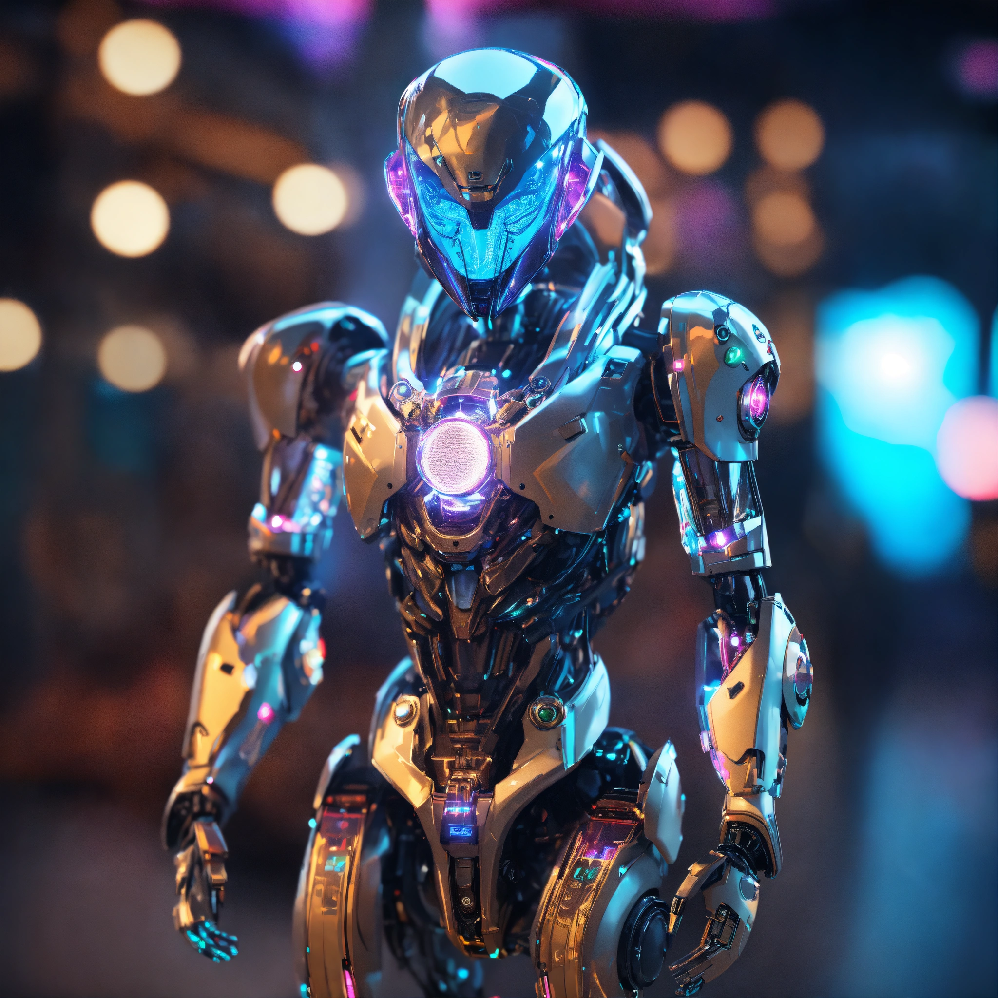 Lexica - Badass translucent polycarbonate robot that looks like an ...