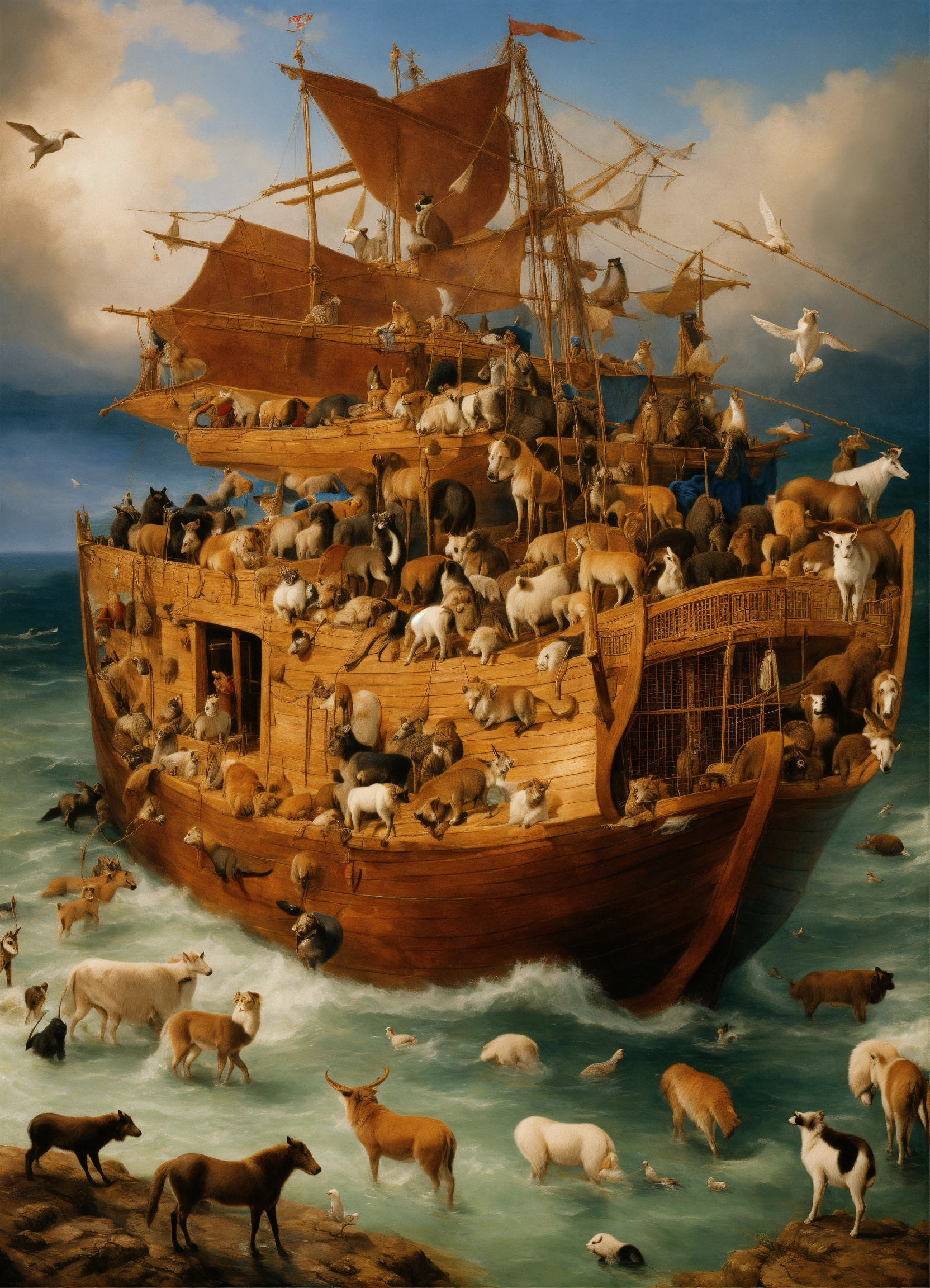 Lexica - Ship of noah full of animals