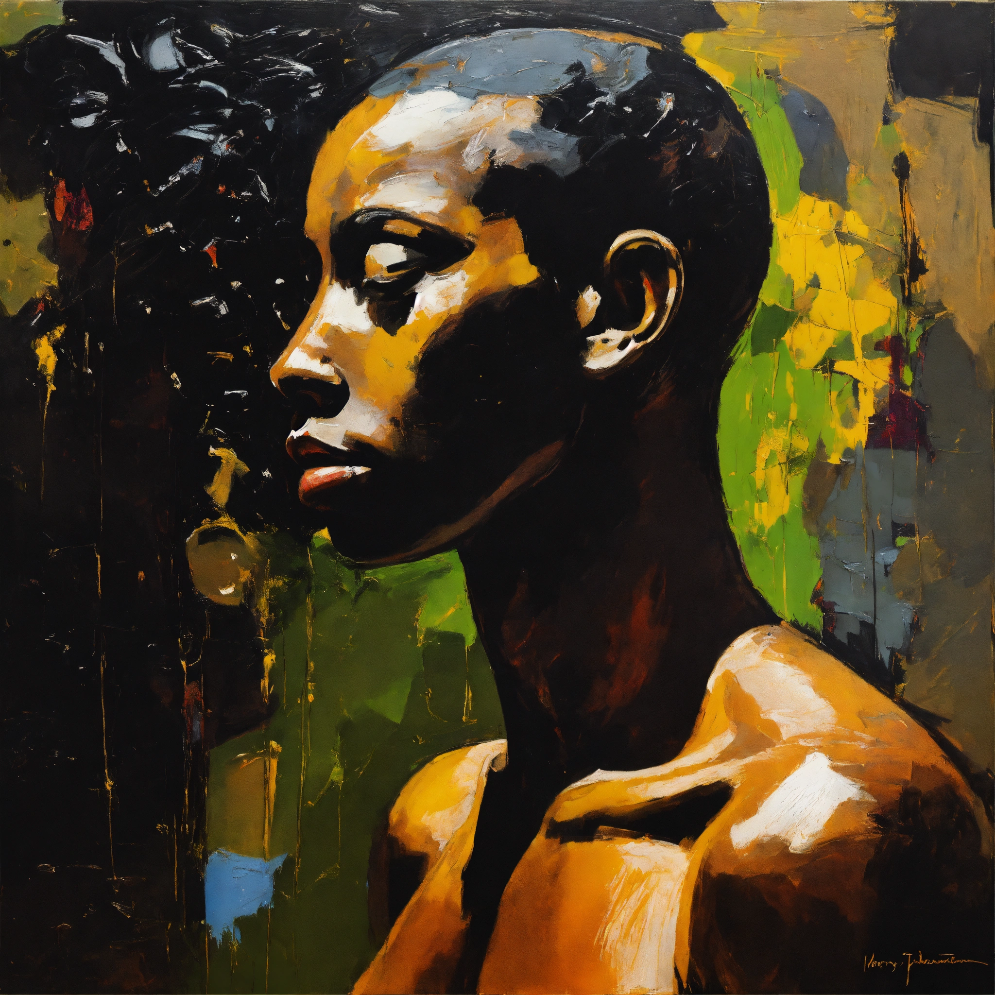 Lexica - Henry Taylor (artist) abstract expressionism, detailed ...