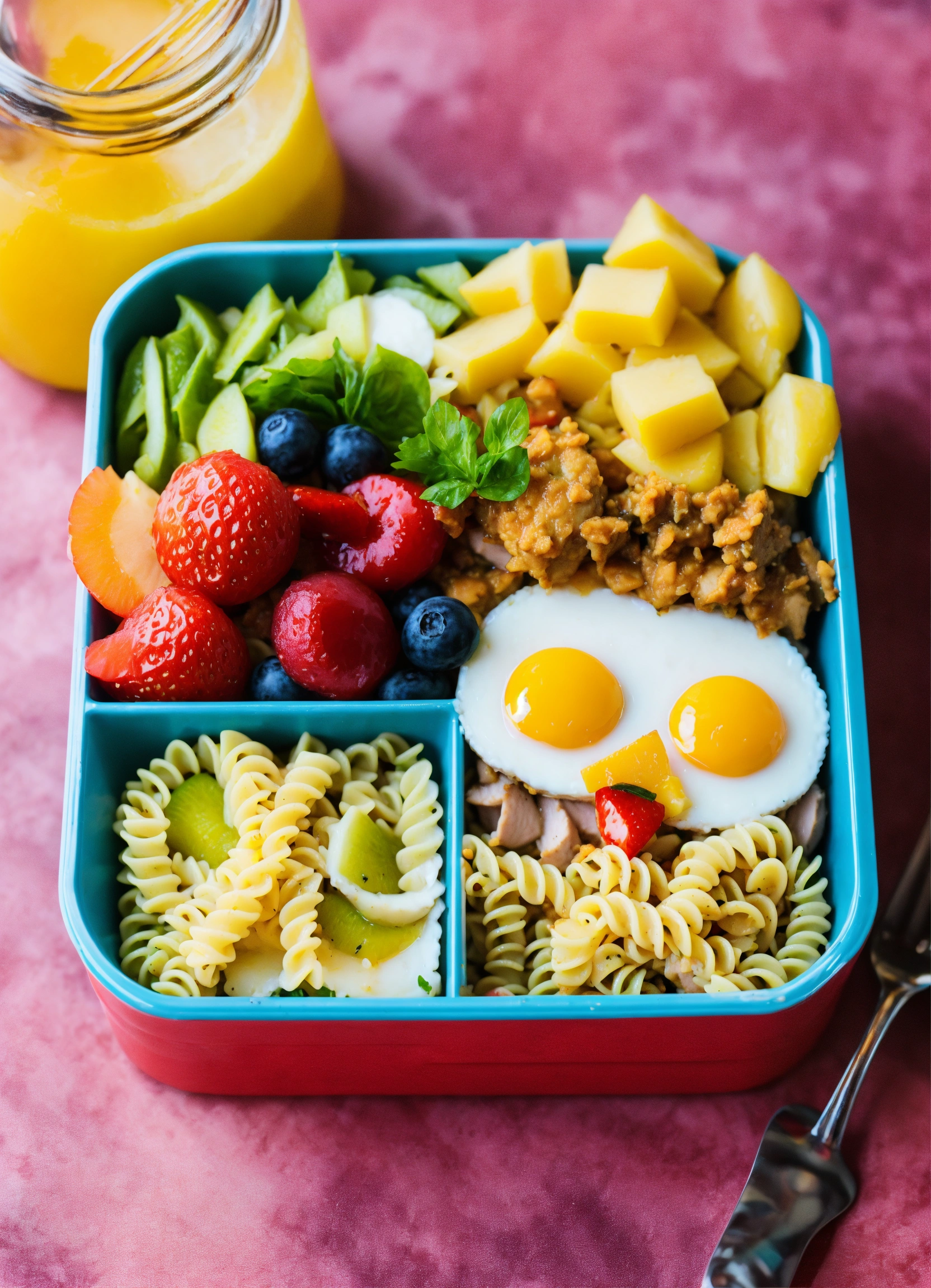 Lexica - Dr. eggman inspired bento box with chicken and delicious pasta ...