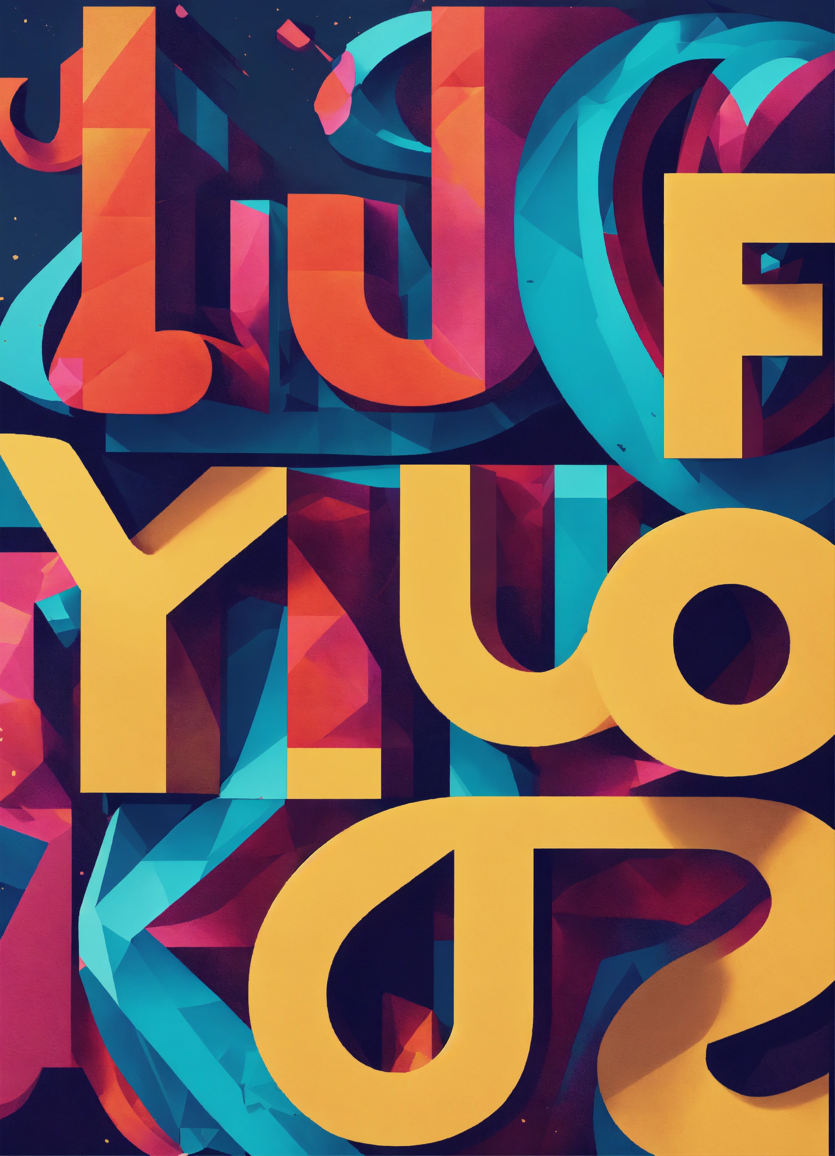 Lexica - The word Kilo in a bold and angular typography style.