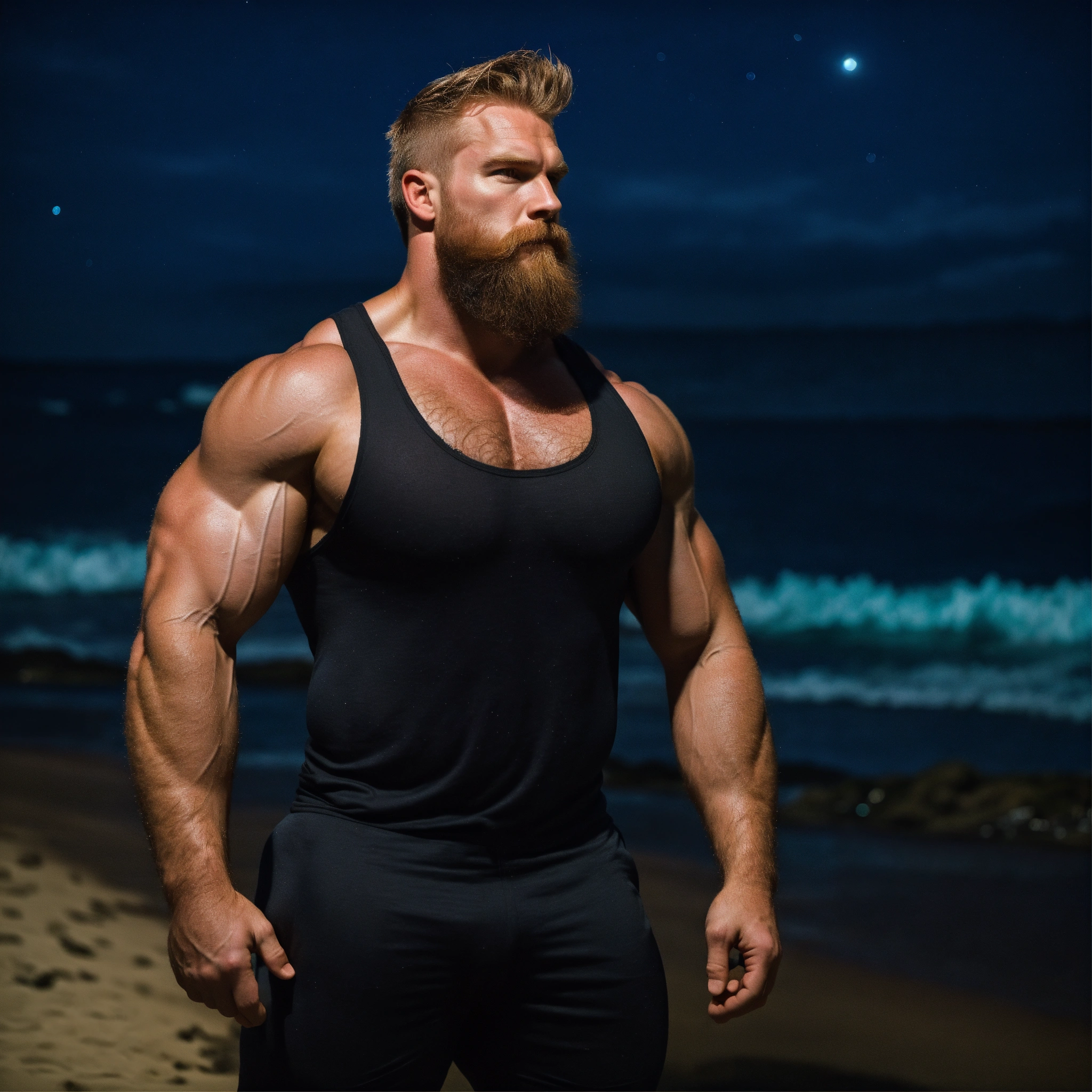 Lexica - 30-year-old hairy Icelandic man with big muscles, big ...