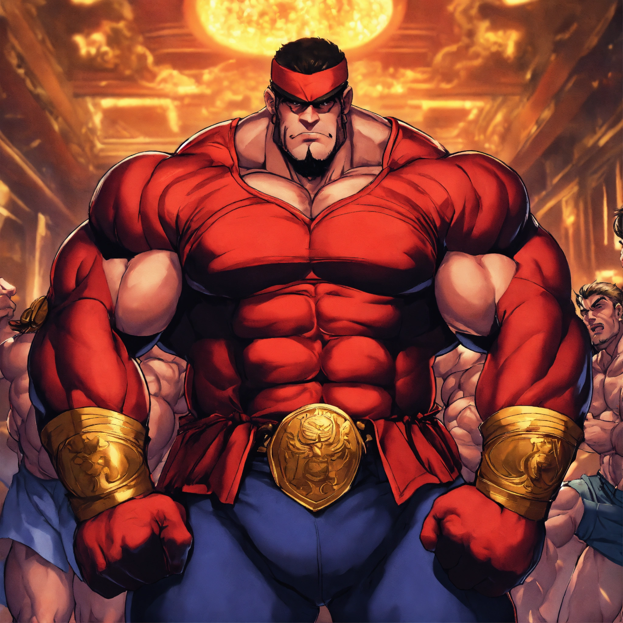 Lexica - 30-year-old man with big muscles, big bodybuilder, body like a ...