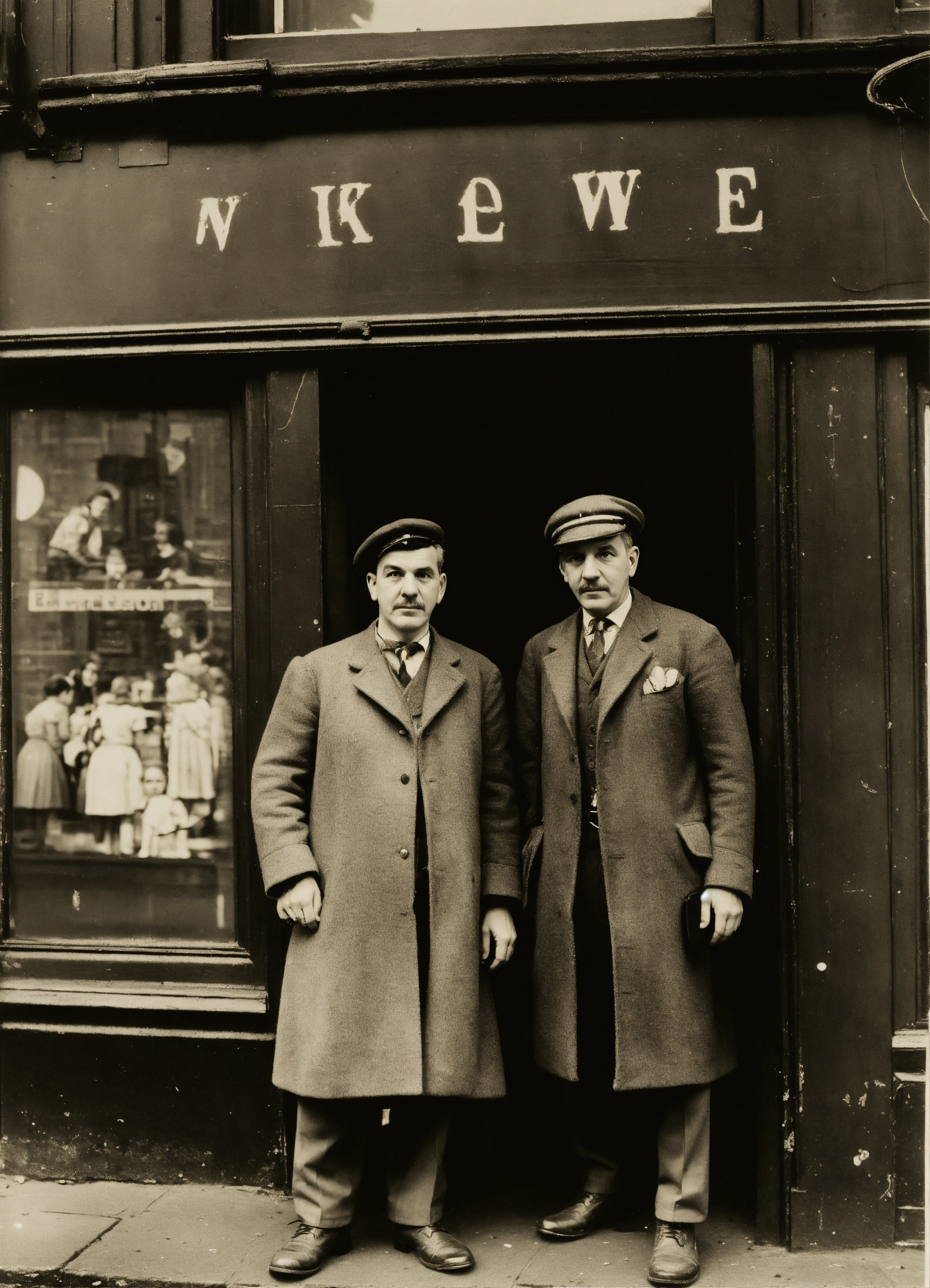 Lexica - Location portrait, people from glasgow, door background ...