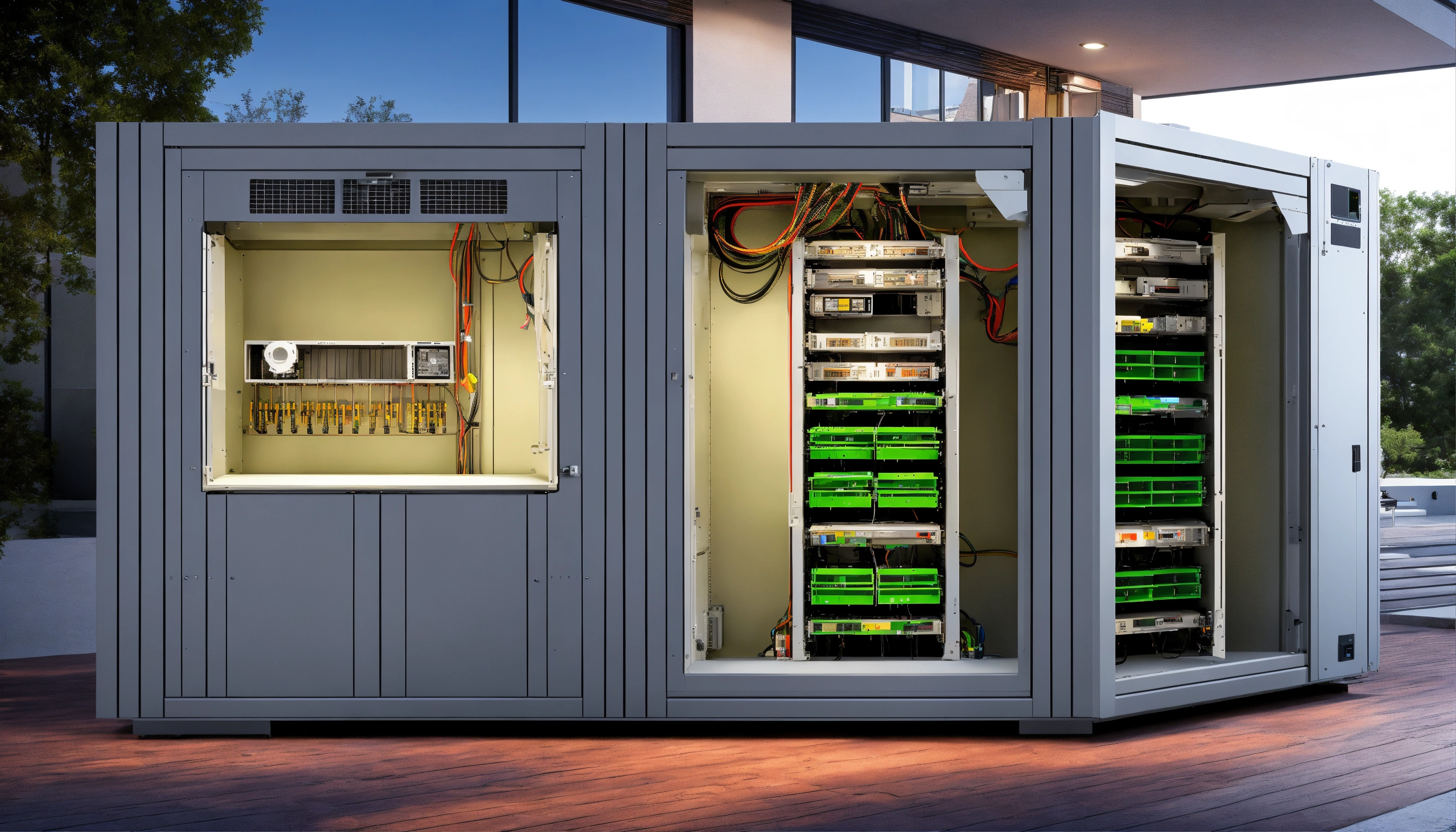 Lexica - The figure shows a standard outdoor intelligent cabinet, which ...