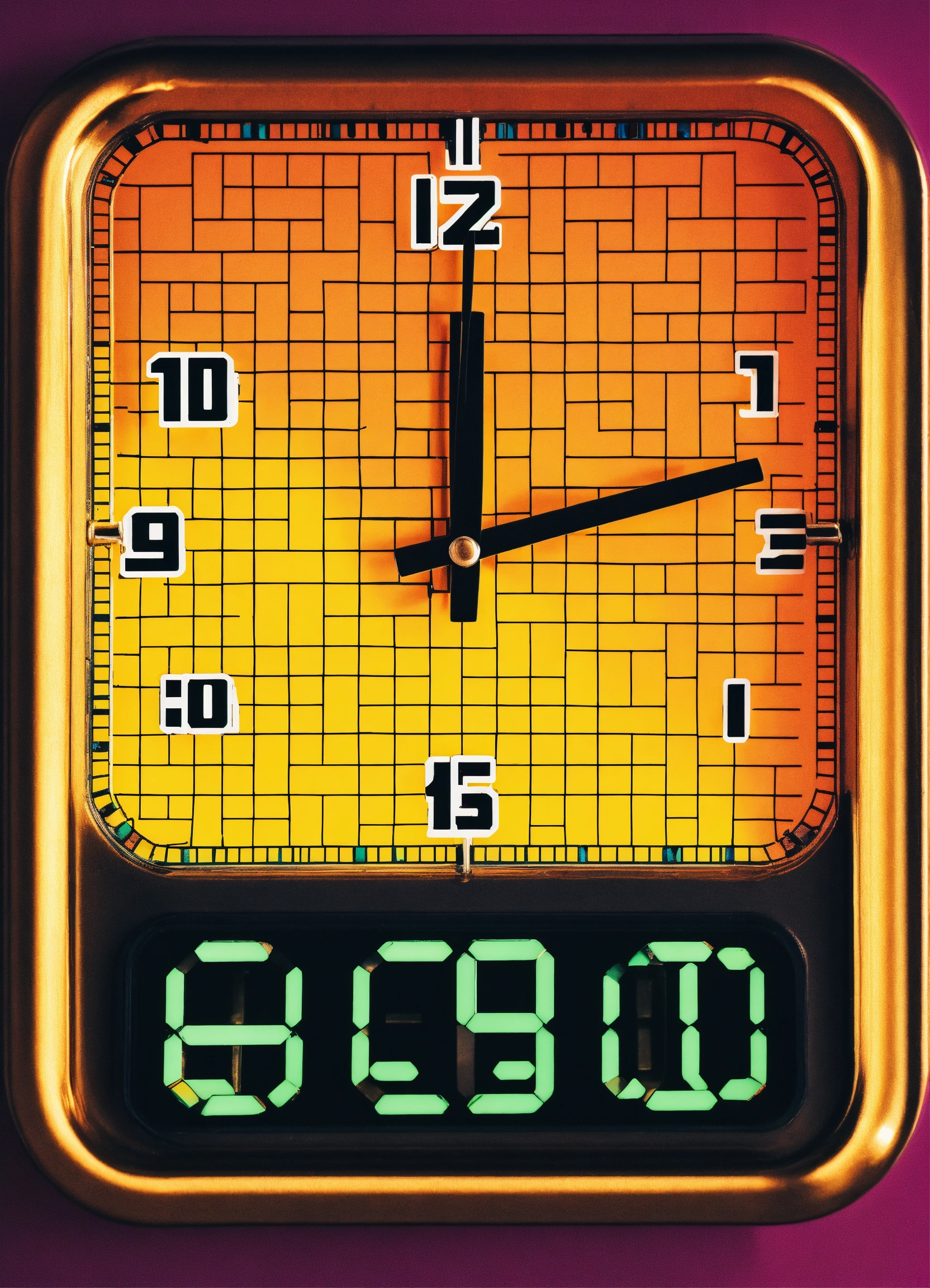 Lexica - A timer with the phrase highlighting the value of time.