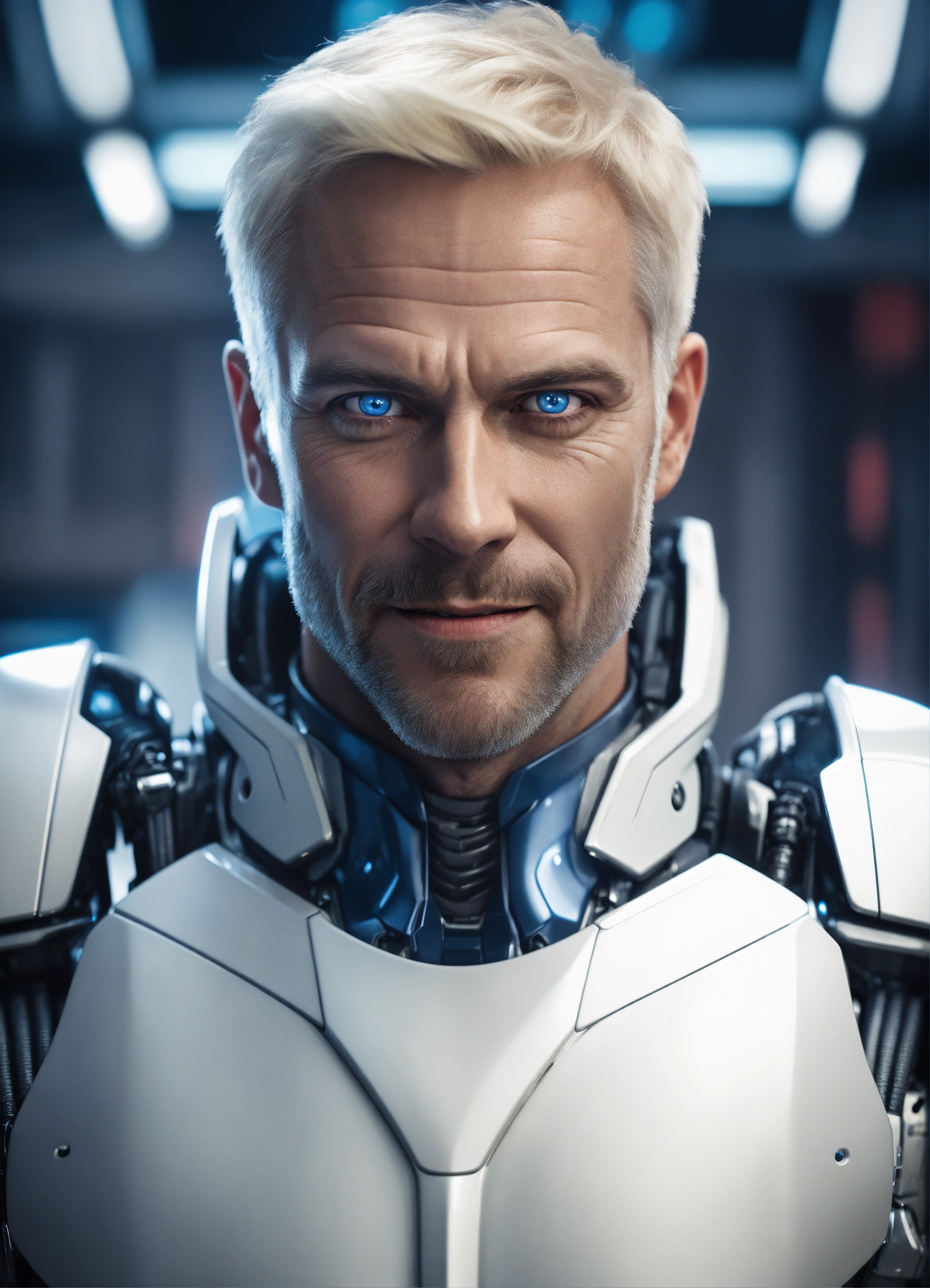 Lexica - A realistic photo of scary 45 years old scary man with deep ...