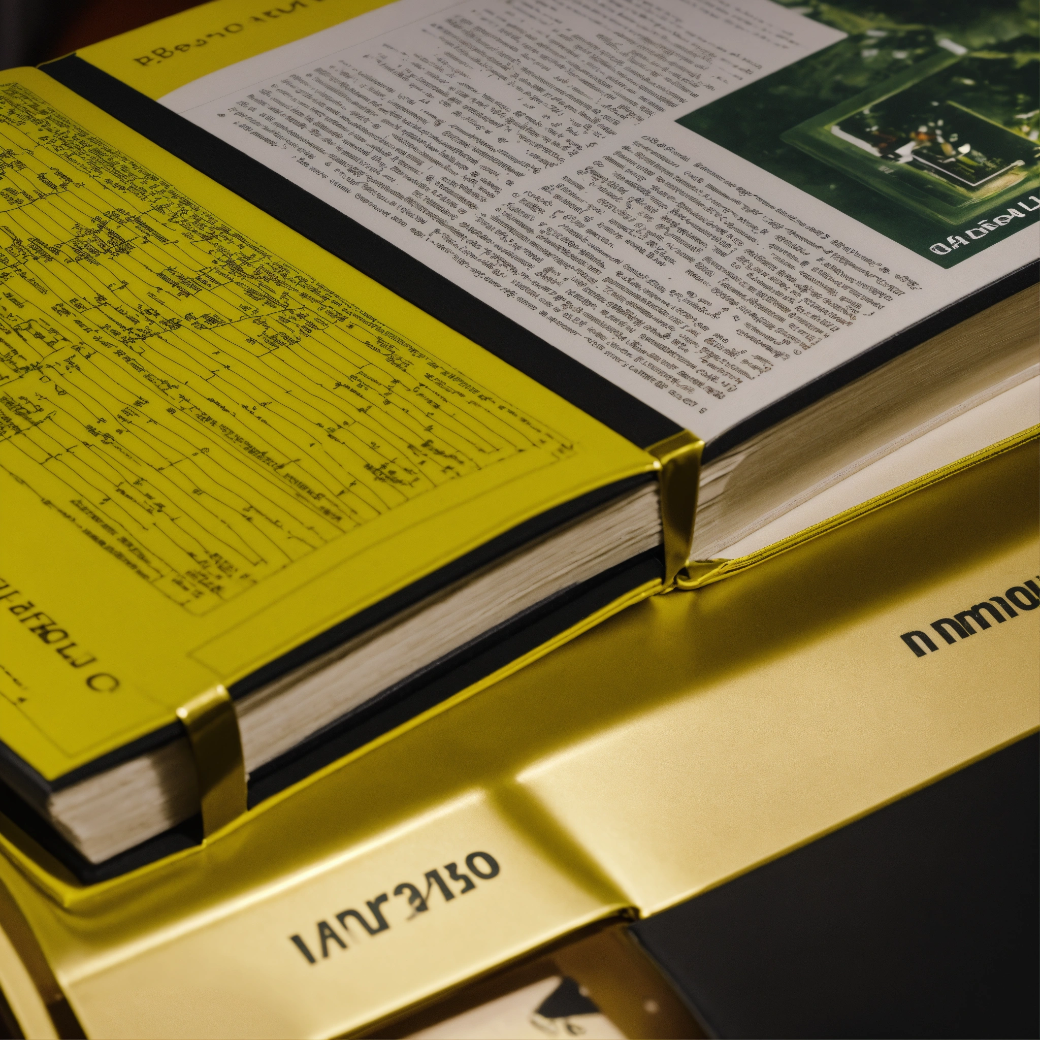 Lexica - A photo of a manual for a product. The manual is a large book ...