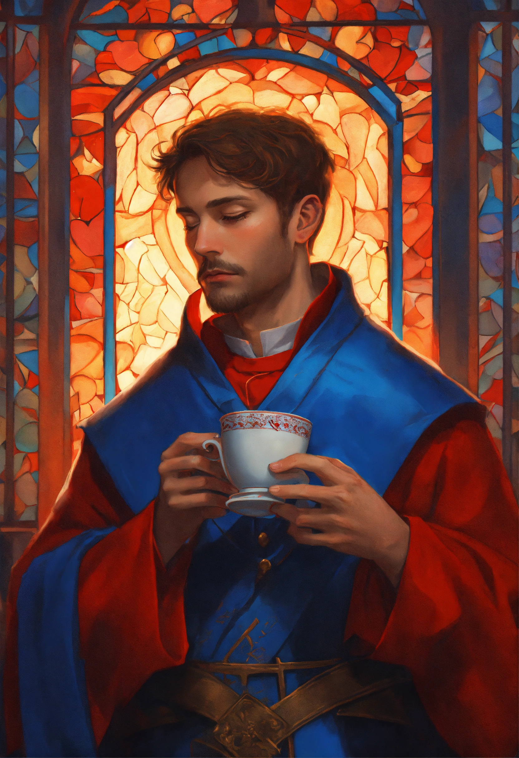 Lexica - Illustrated, realistic, Healing, jack of hearts, clergyman ...