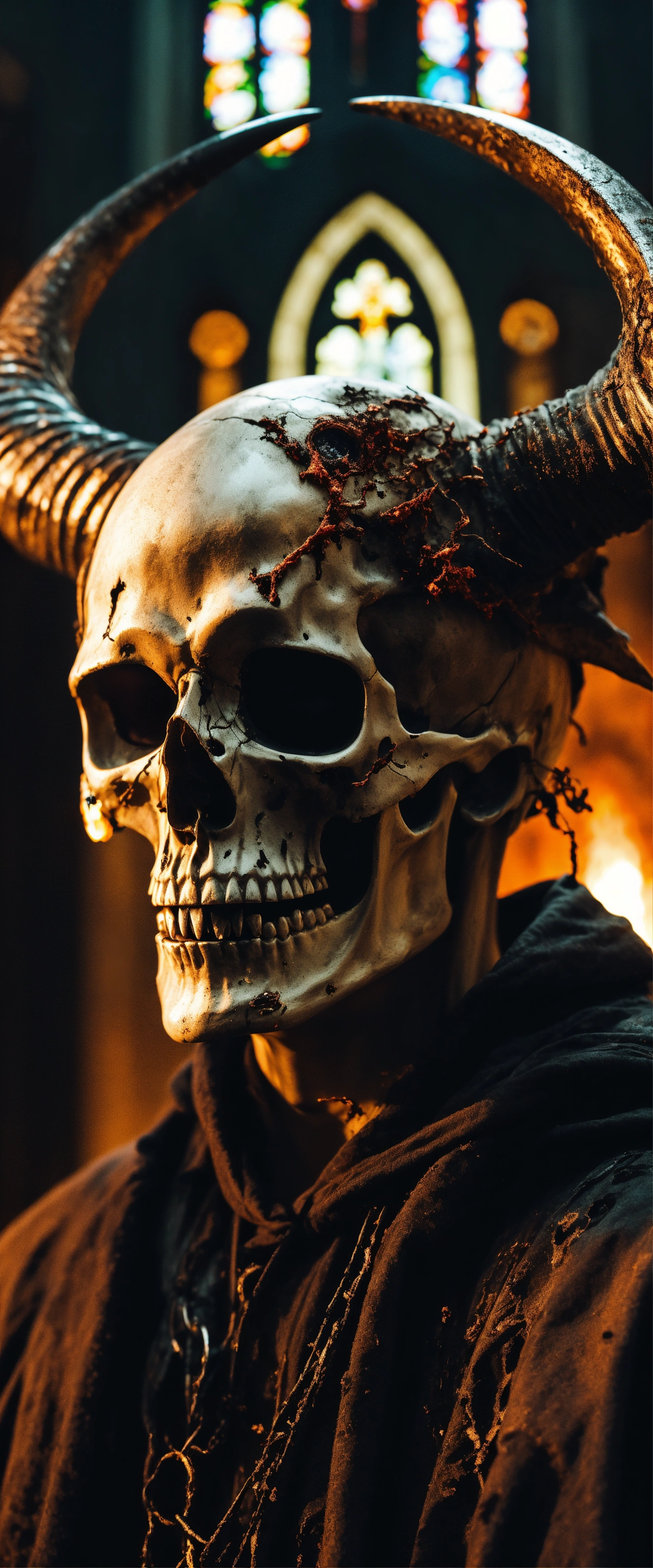 Lexica - Skull, grim reaper, death, rotting flesh, glowing eyes ...