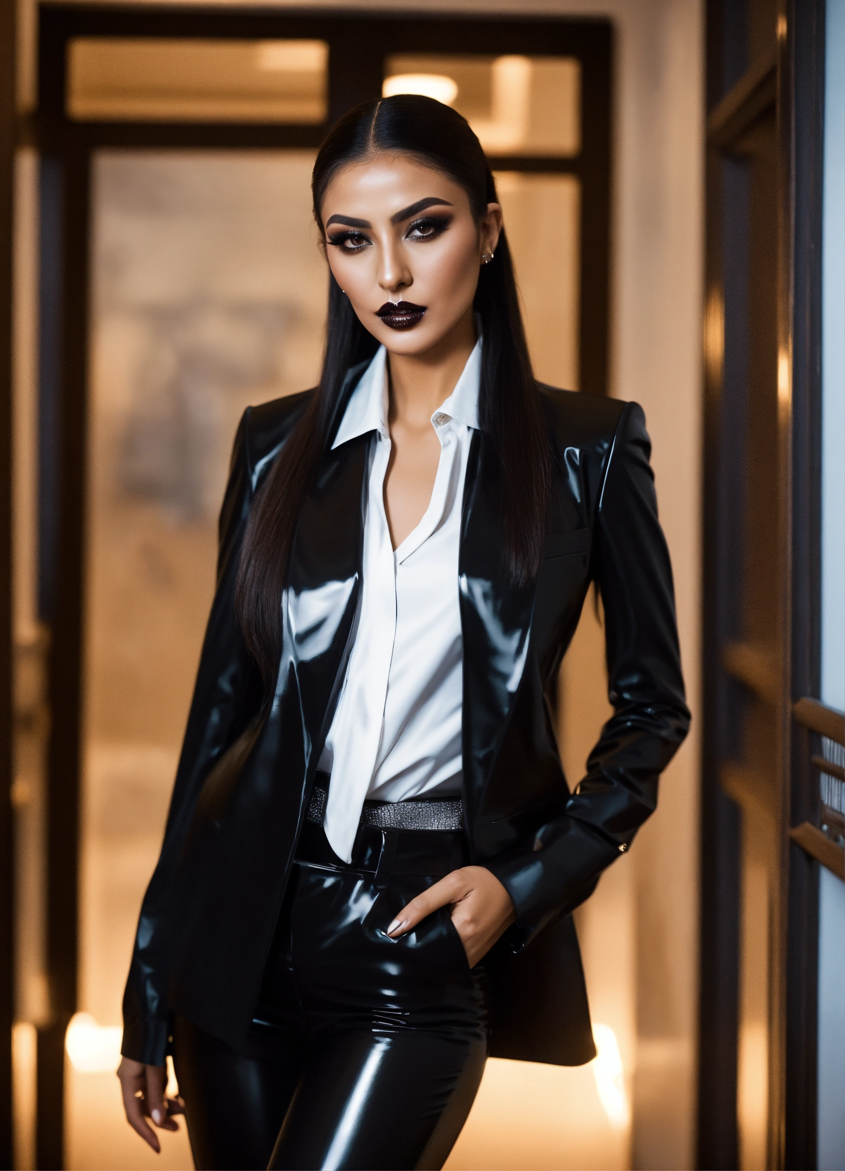 Lexica - Cinematic, stunning arab iran seductress woman fashion model ...