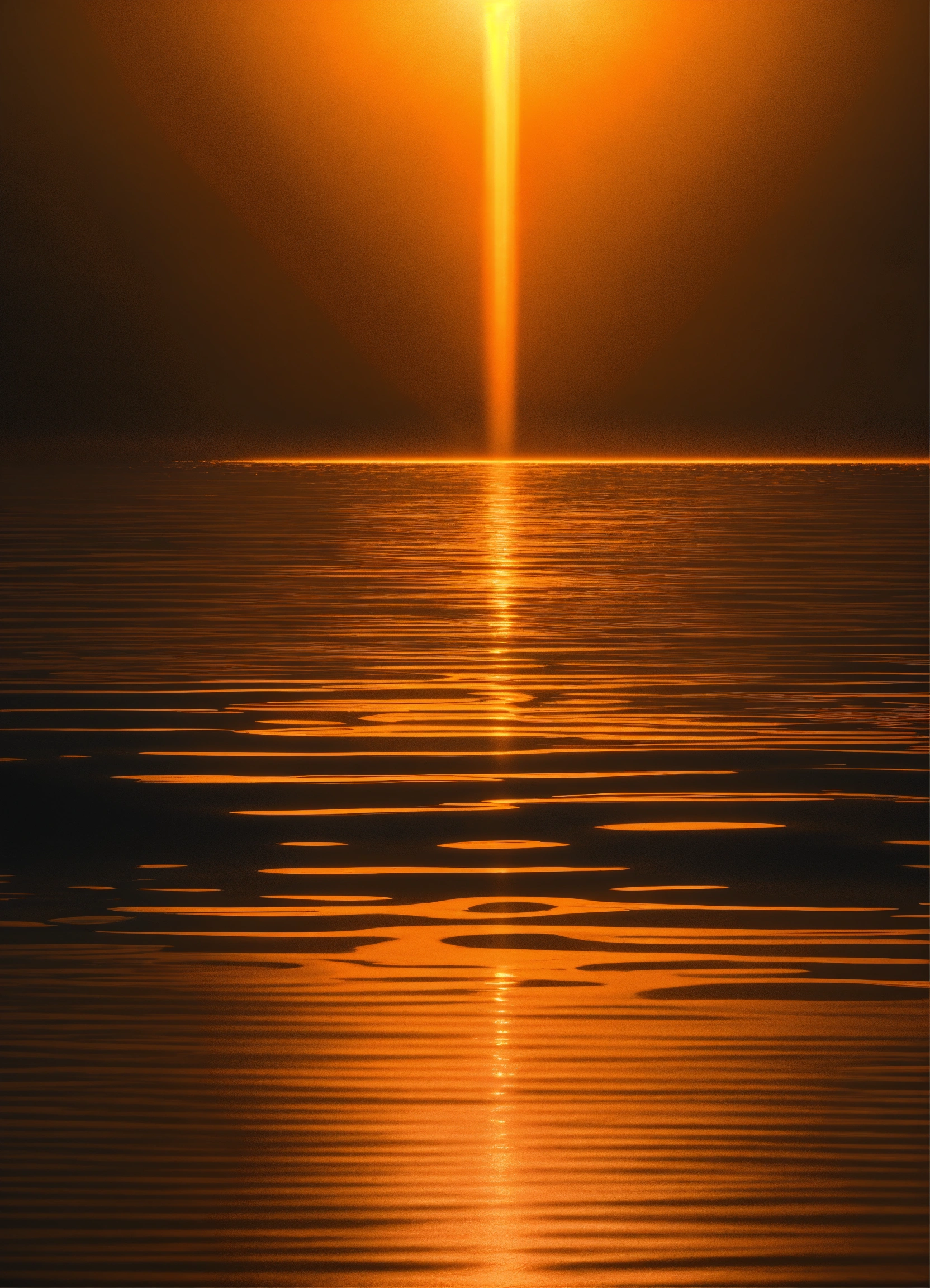 Lexica - Hyper realistic opaque orange metallic rays of light ...