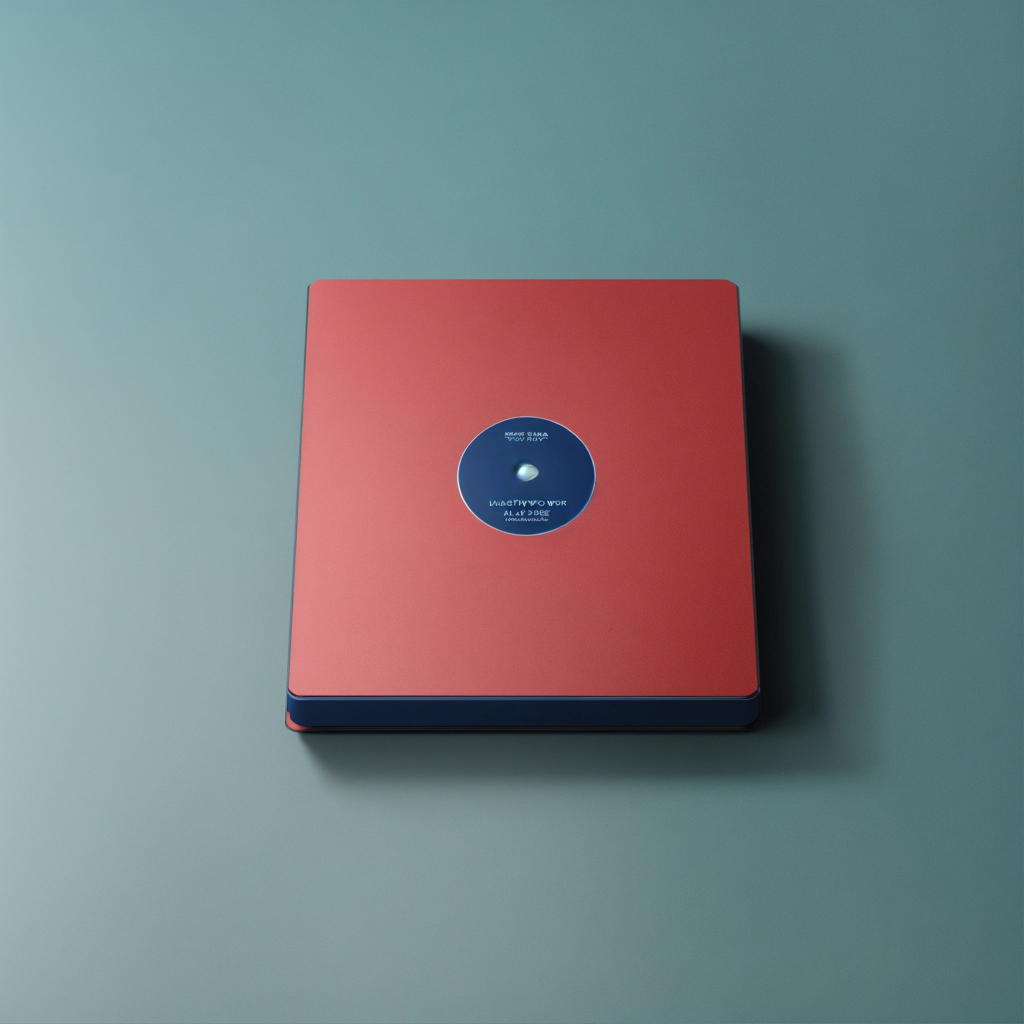 Lexica - (FRONT VIEW) compact disk case blank mockup