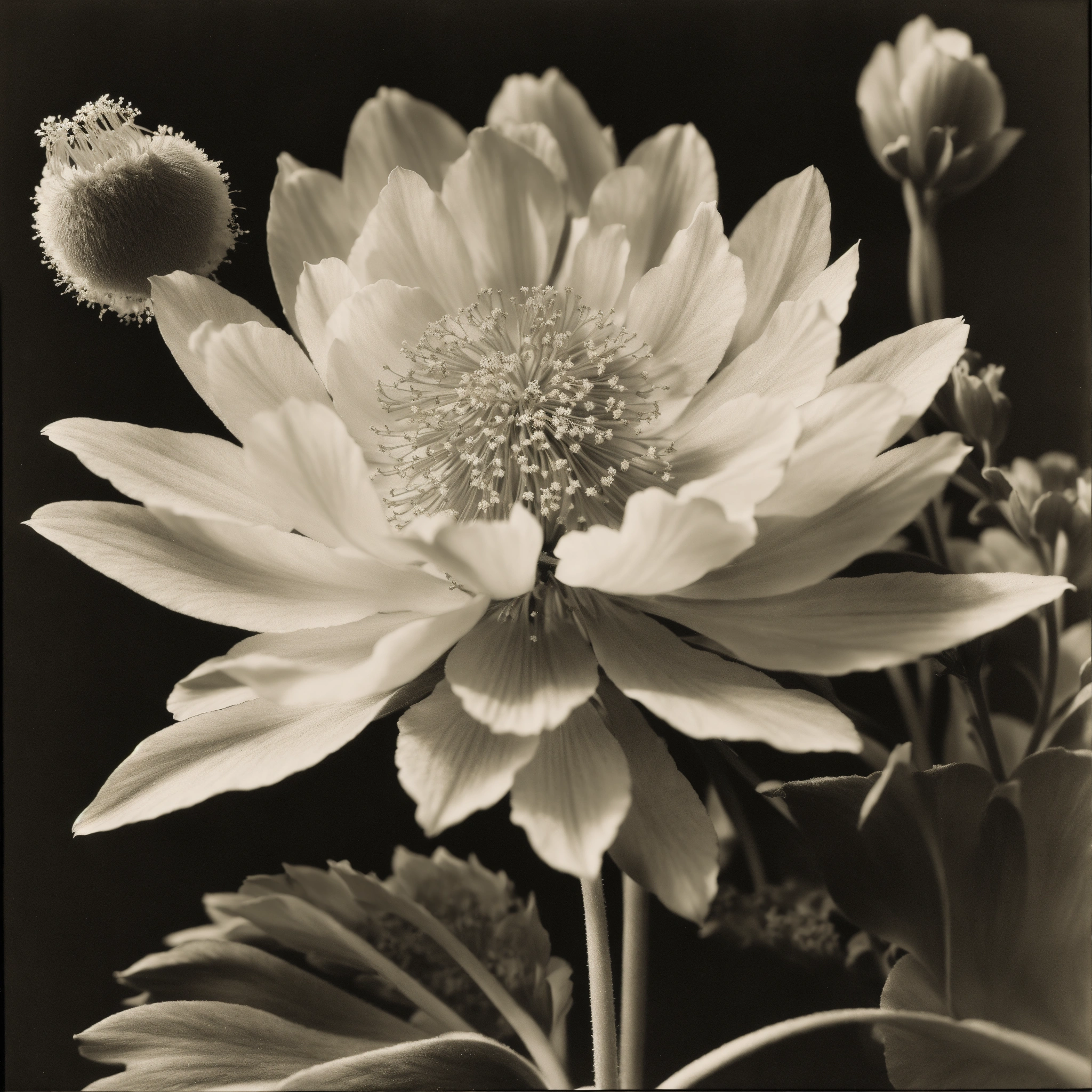 Lexica - Flowers photography in style Anna Atkins, Charles Jones, Karl ...