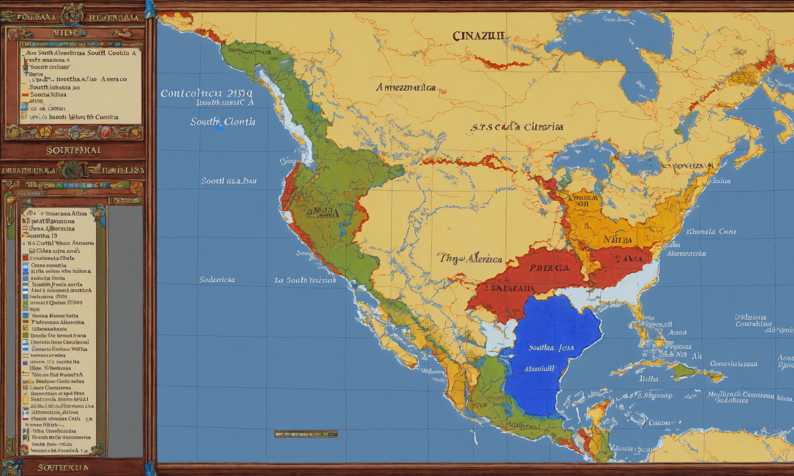 Lexica - The Spanish conquest of South America before 1500