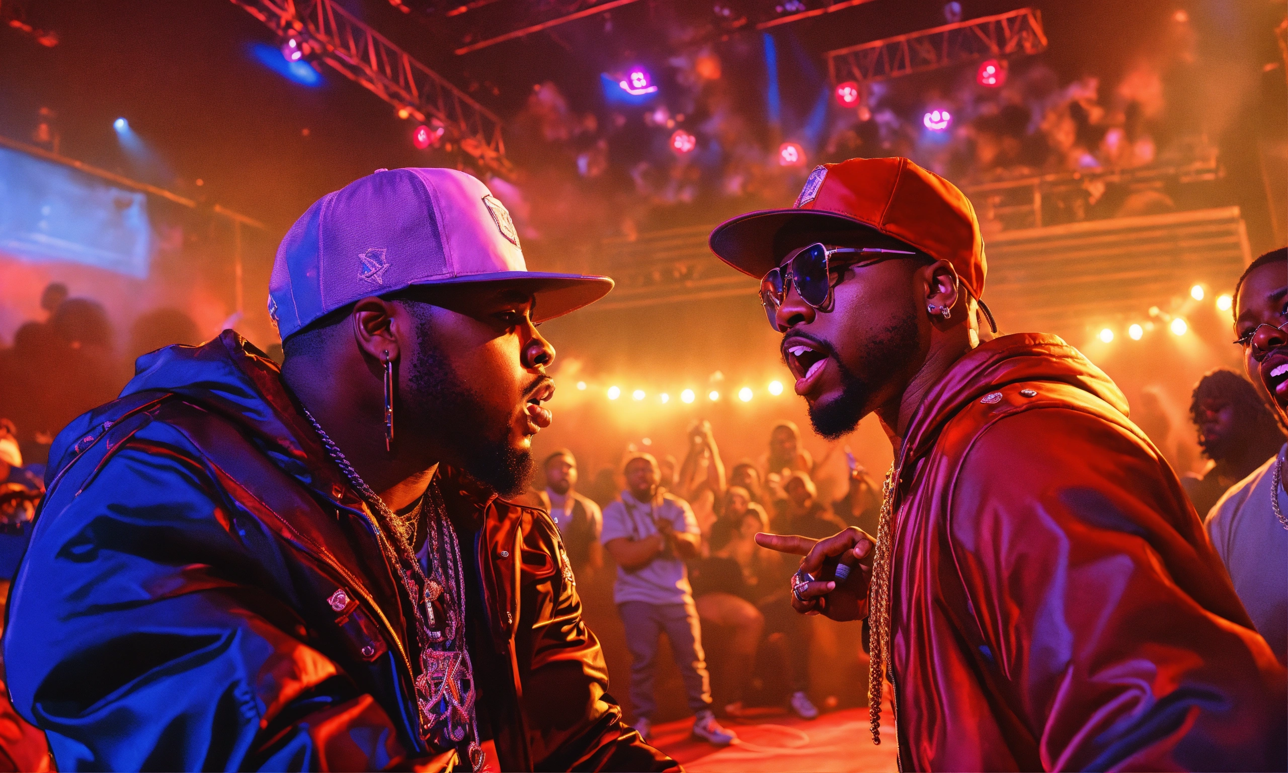 Lexica - Pop art, hyperrealist portrait of battle rapper "Geechi Gotti ...